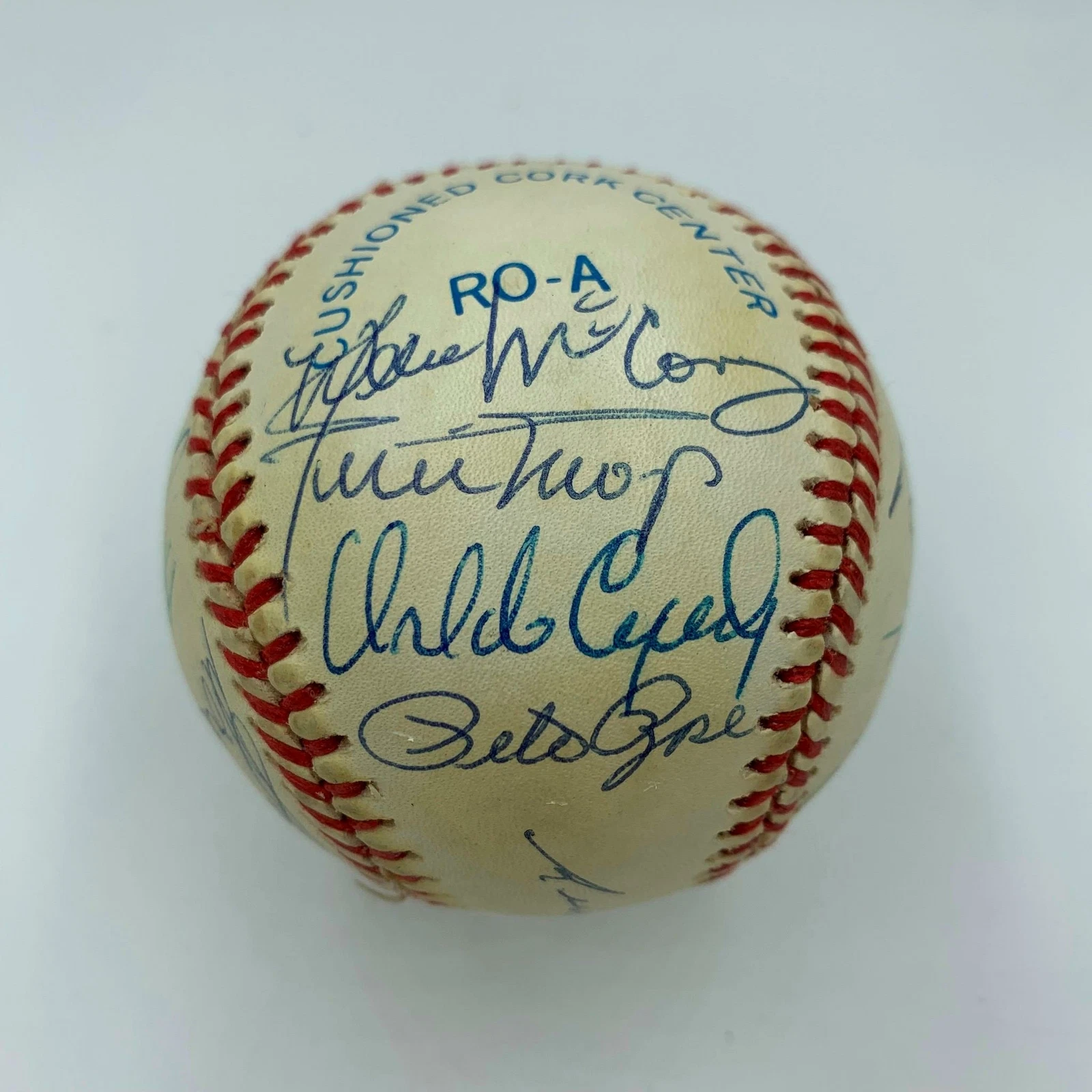 Extraordinary Rookie Of The Year Signed Baseball (20) Willie Mays Tom ...