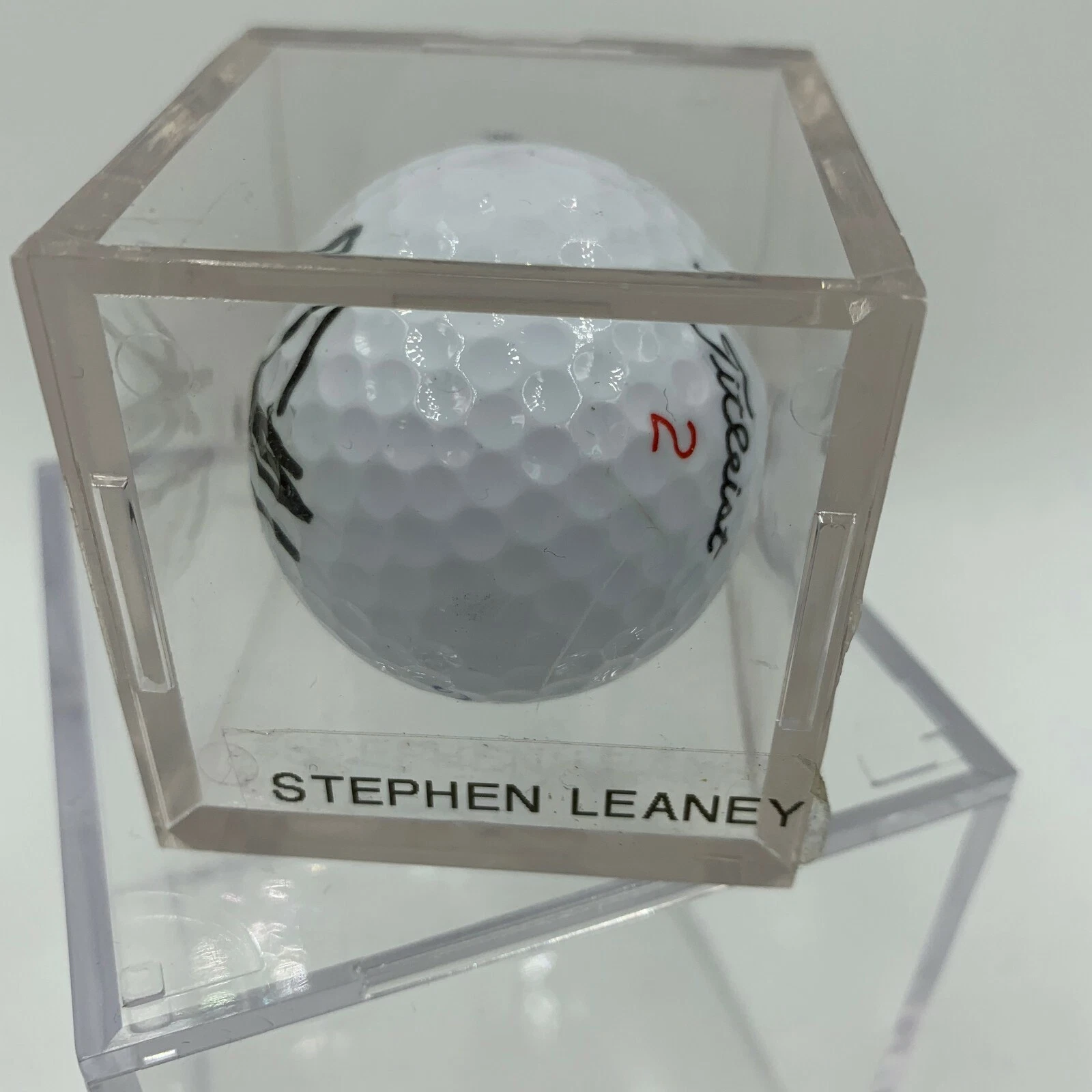 Stephen Leaney Signed Autographed Golf Ball PGA With JSA COA | Autographia