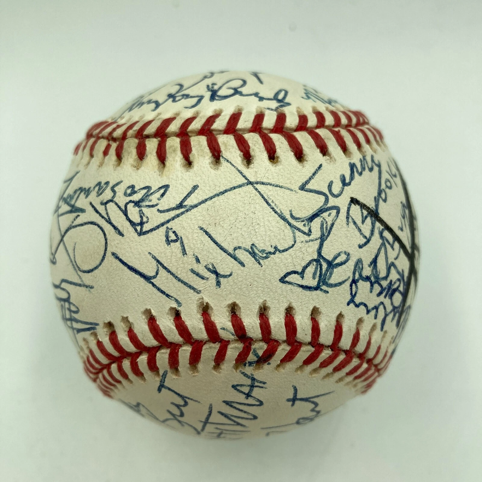WWF Wrestling Legends Signed Baseball With 30 Signatures Beckett COA ...