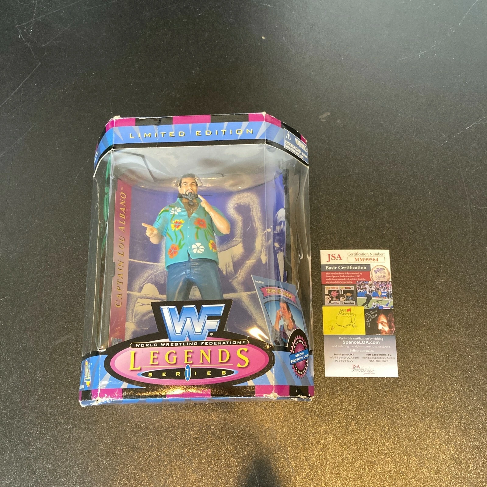 Captain Lou Albano Signed WF Wrestling Action Figure JSA COA JAKKS ...