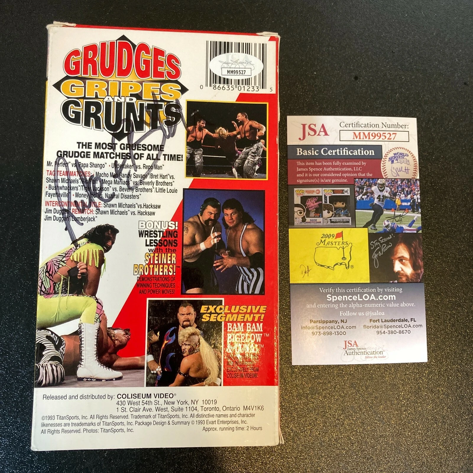 The Bushwhackers Luke Bushwhacker & Butch Bushwhacker Signed VHS Movie ...
