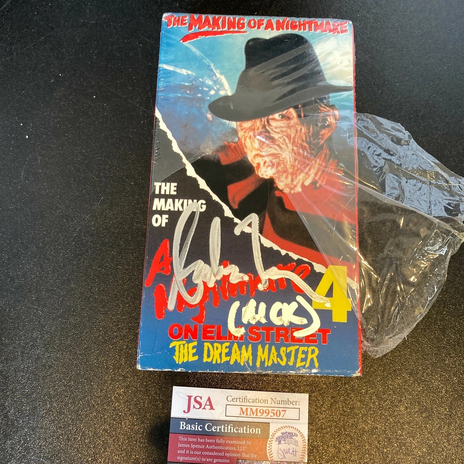 Andras Jones Signed A Nightmare On Elm Street Vintage VHS Movie JSA COA ...