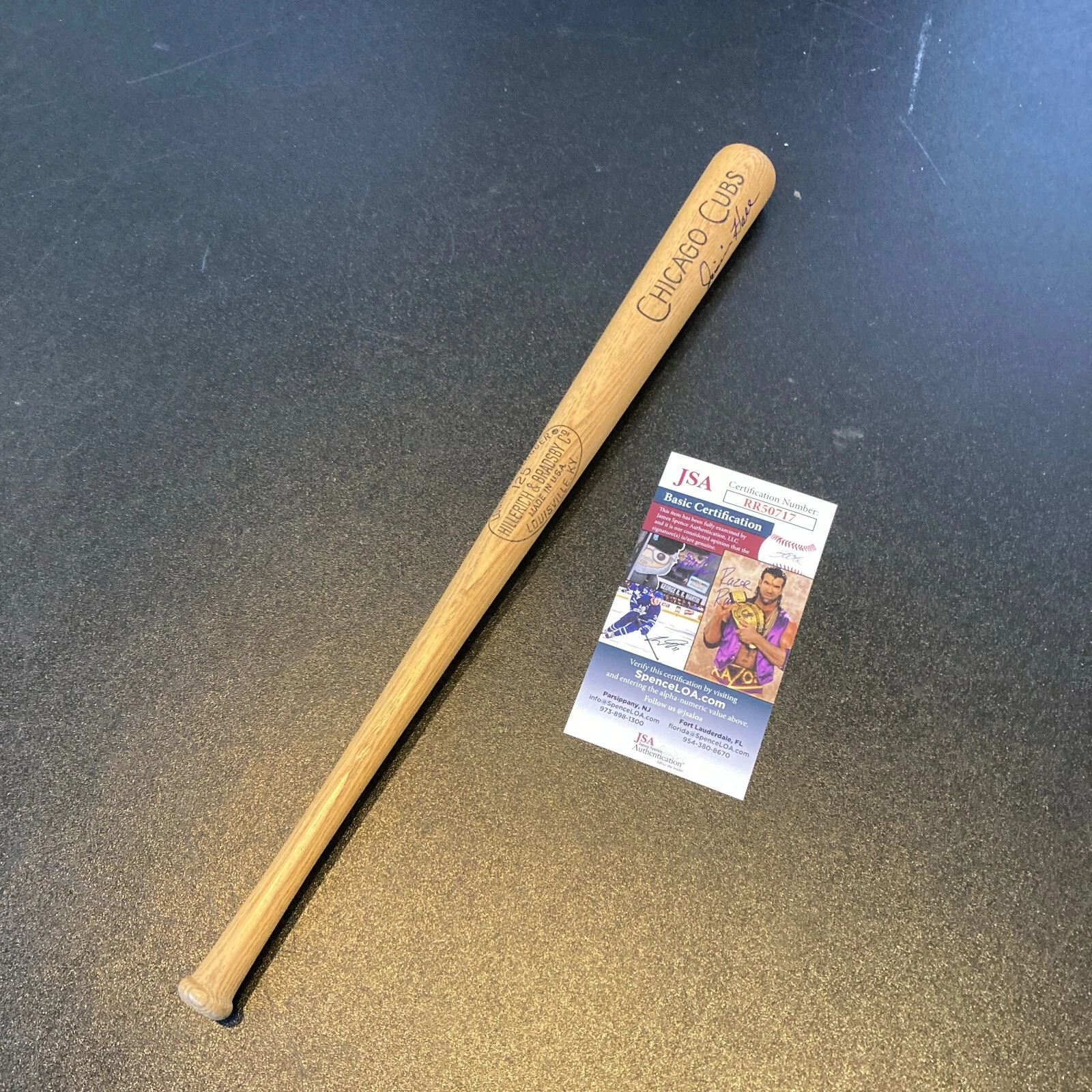 Gary Ross Signed 1960's Louisville Slugger Mini Baseball Bat Chicago ...