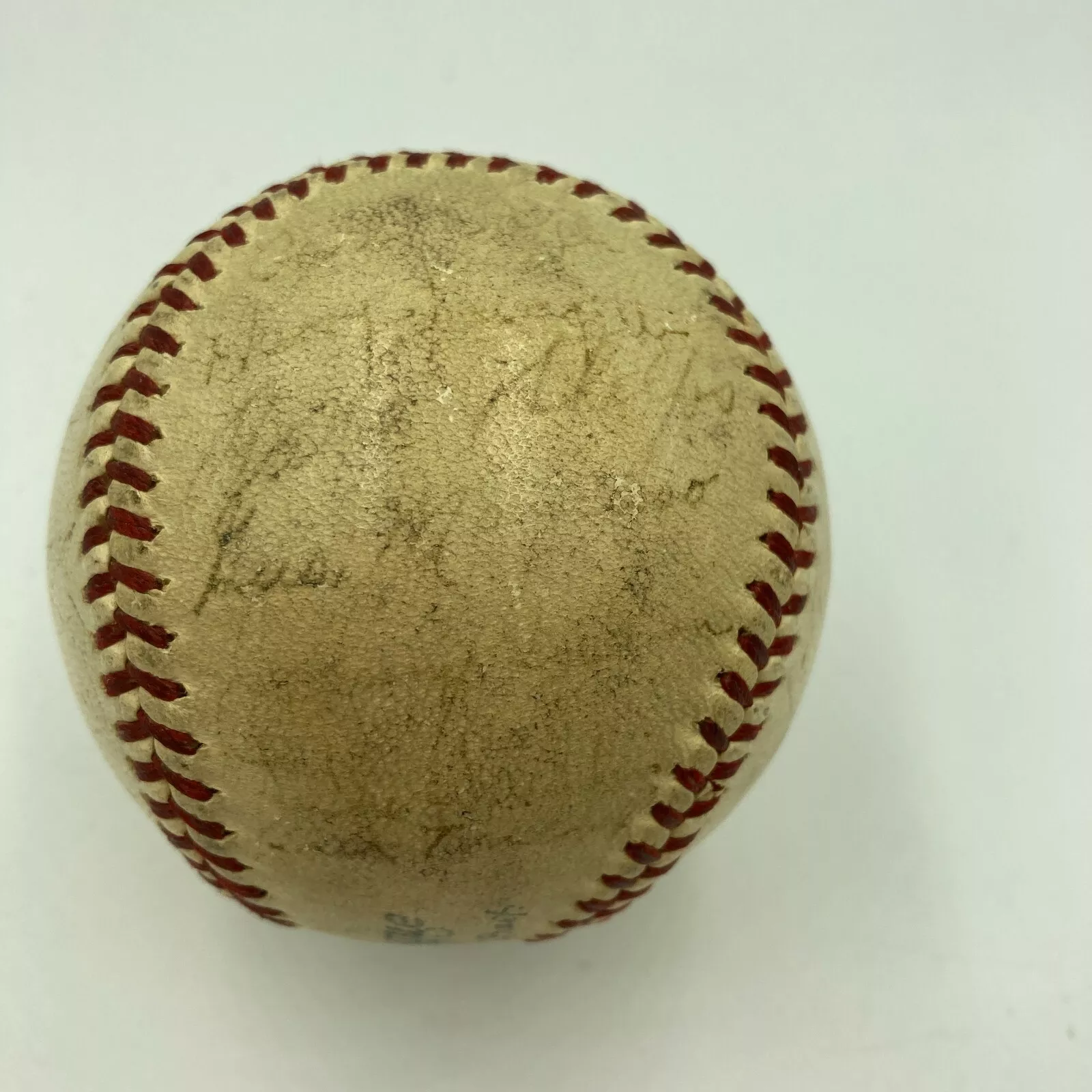 1940 Brooklyn Dodgers Team Signed Official National League Ford Frick ...