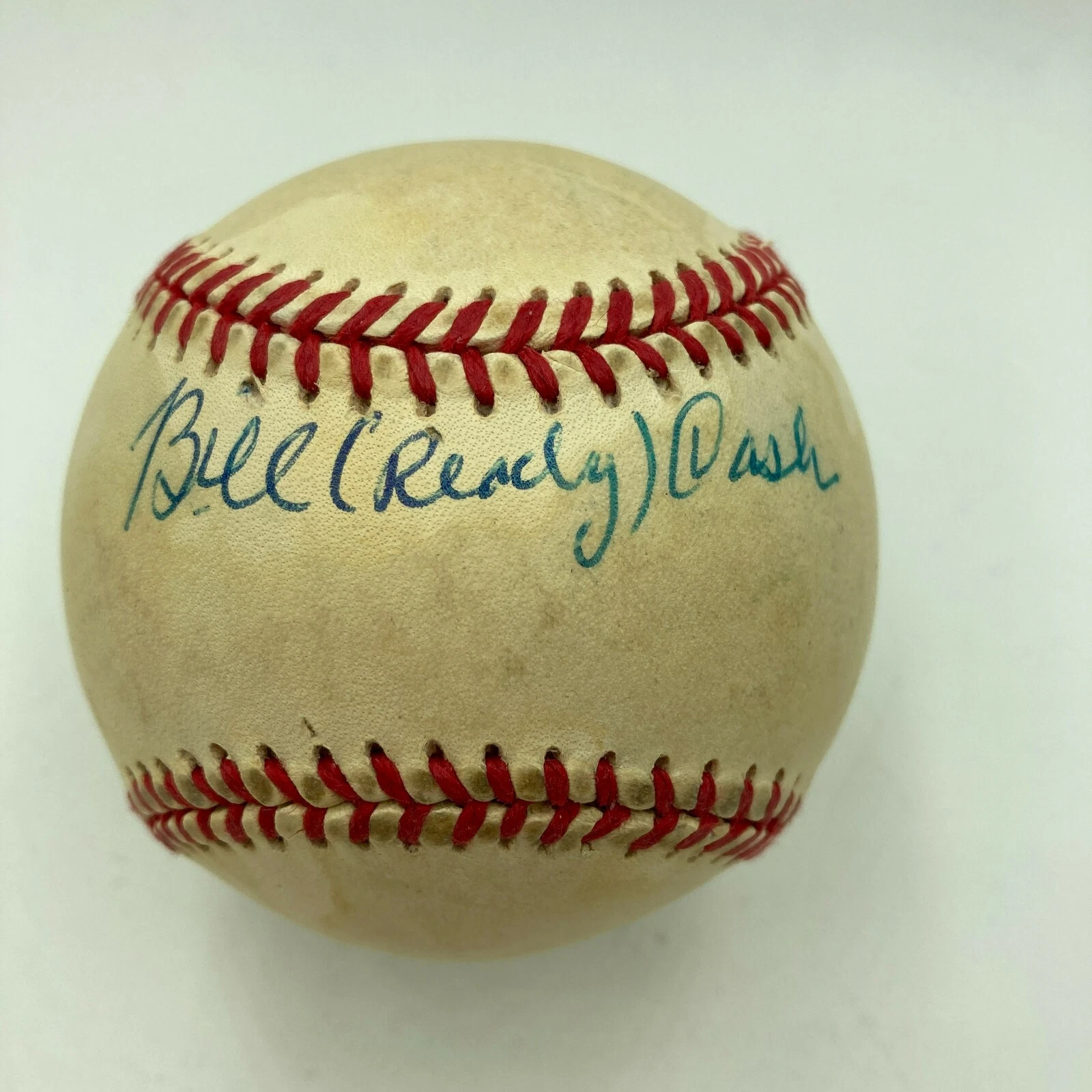 Bill Ready Cash Signed Official Major League Baseball Negro League Legend JSA | Autographia