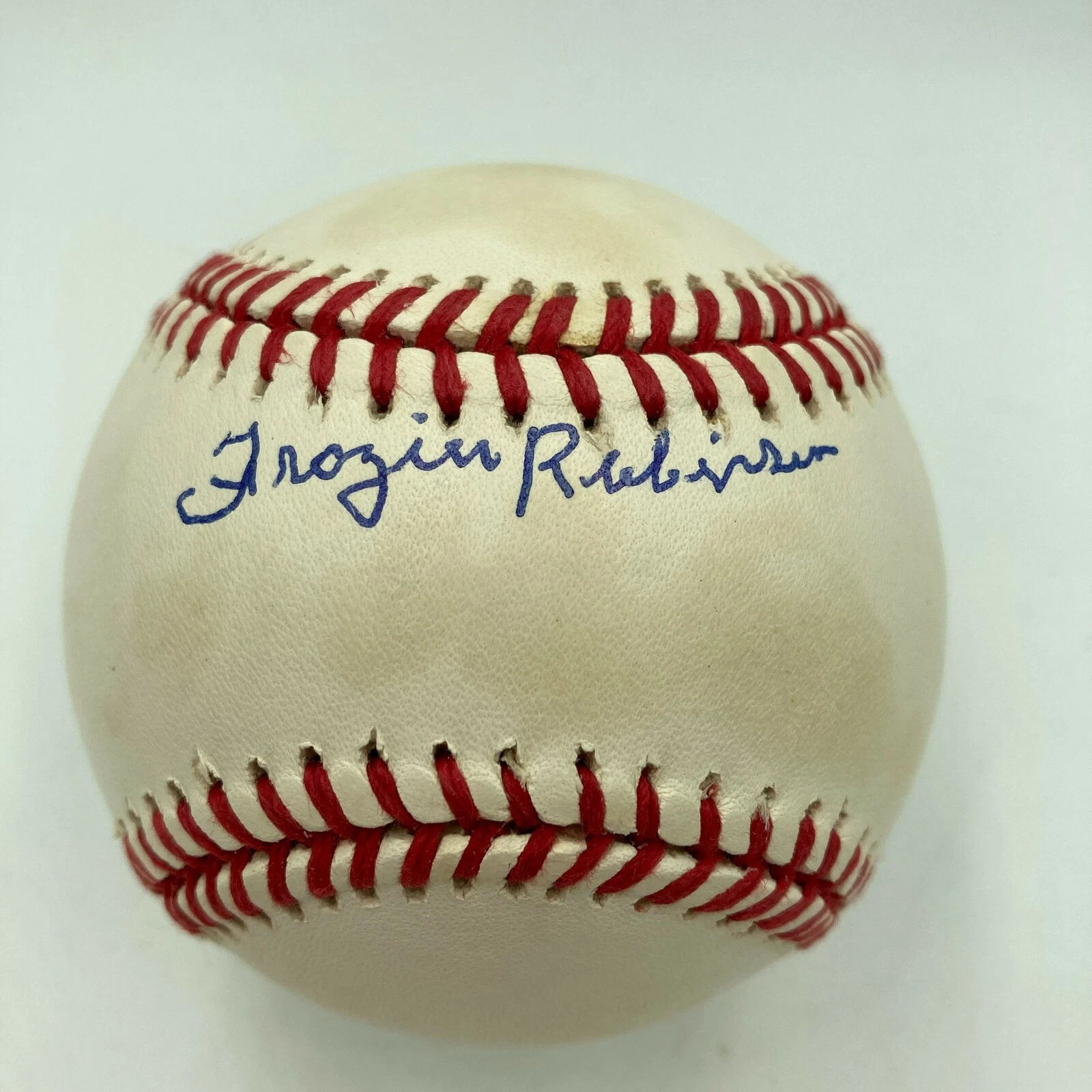 Frazier Robinson Signed Official Major League Baseball Negro League ...
