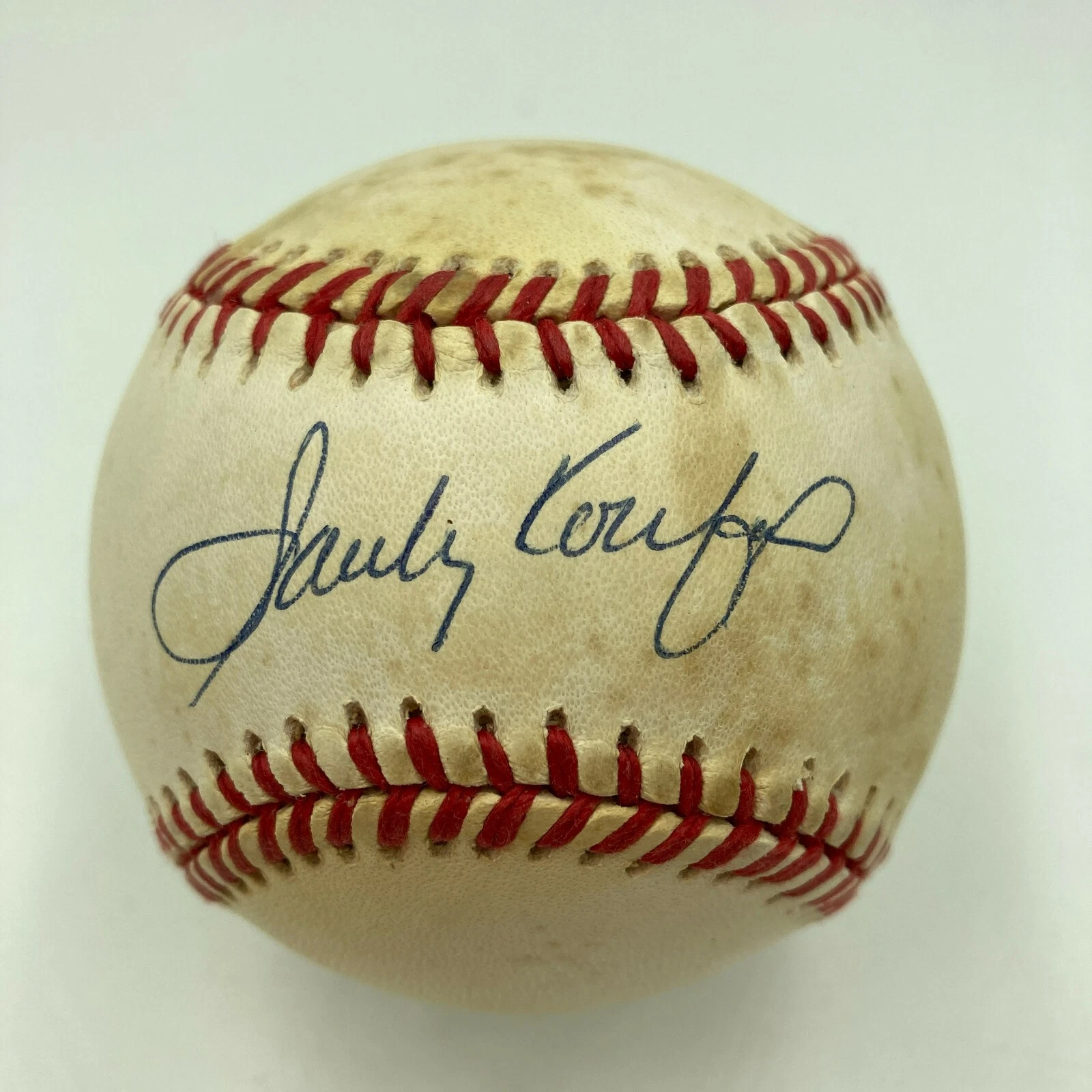 Sandy Koufax Signed Official National League Baseball PSA DNA Sticker ...