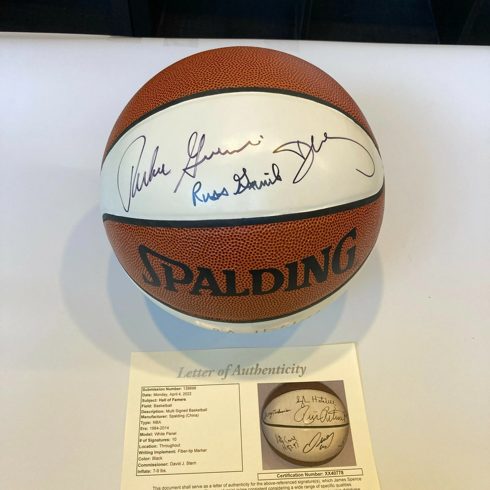 Gary Payton Hall Of Fame Induction Class Of 2013 Multi Signed ...