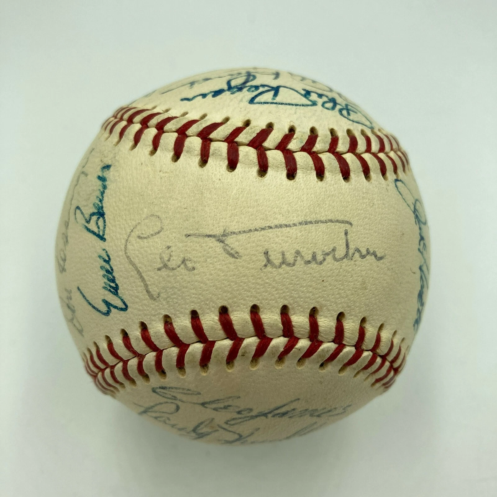 1970 Chicago Cubs Team Signed National League Baseball Ernie Banks JSA ...