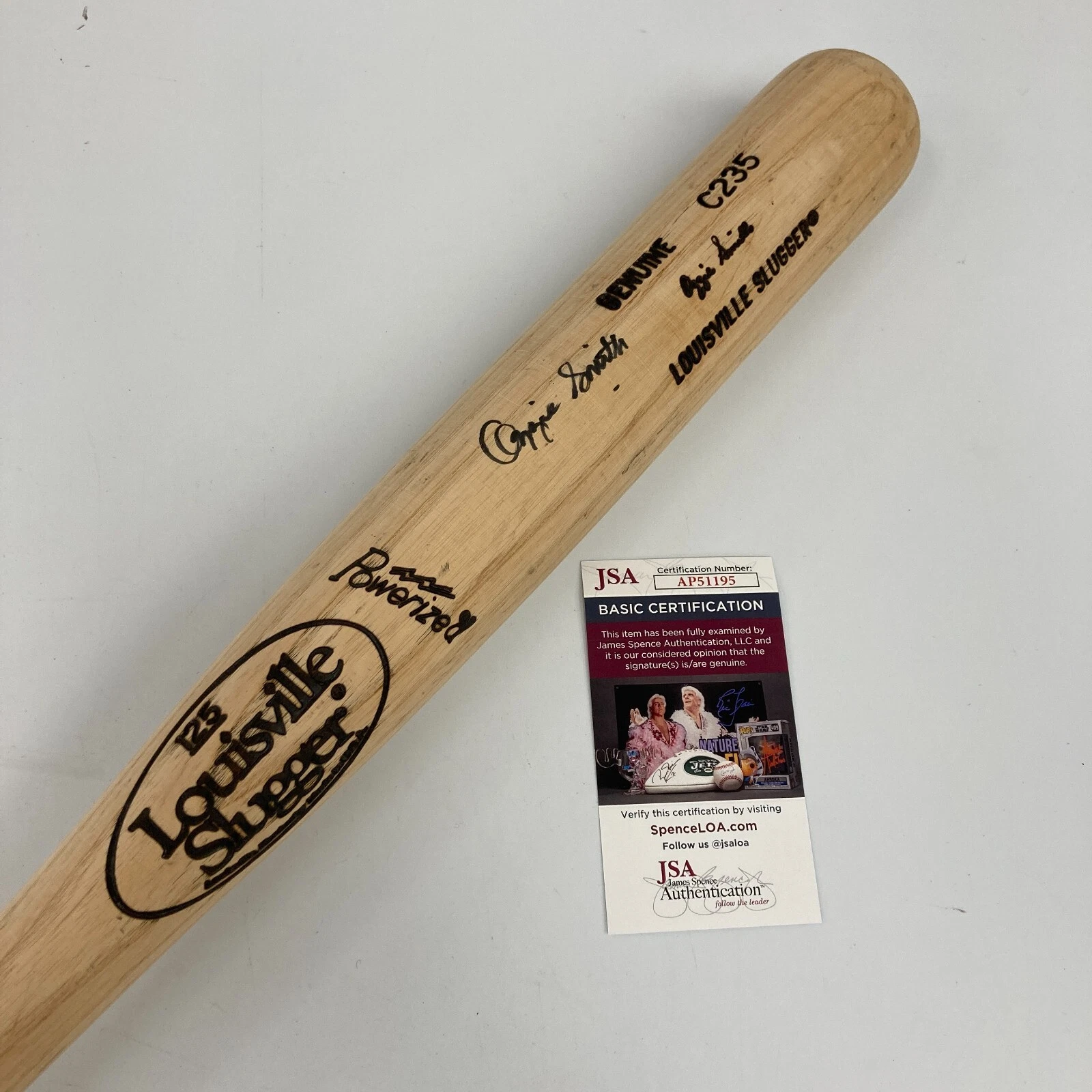 Ozzie Smith Signed 1990's Louisville Slugger Game Model Baseball Bat ...