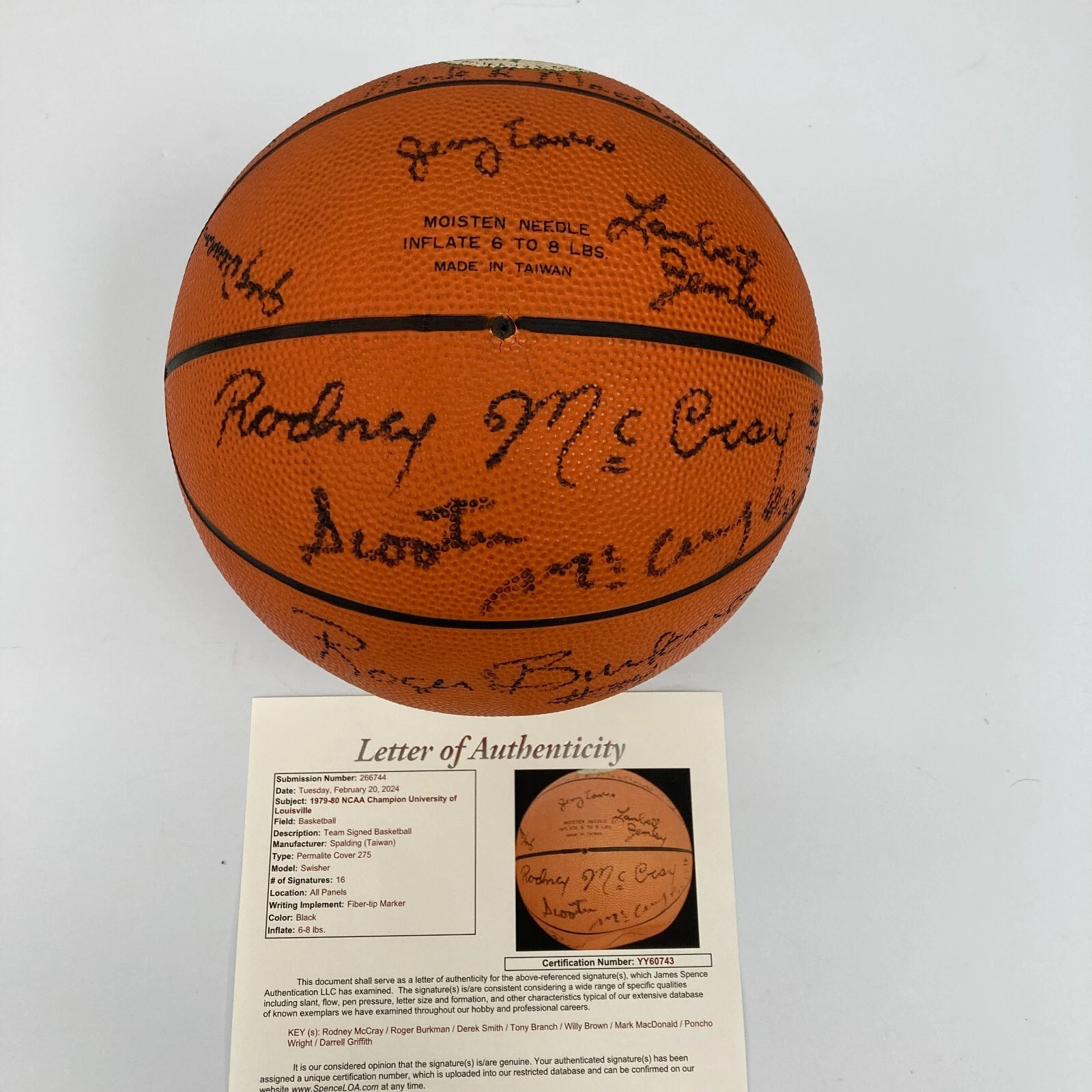 1980 University Of Louisville Cardinals NCAA Champs Team Signed ...