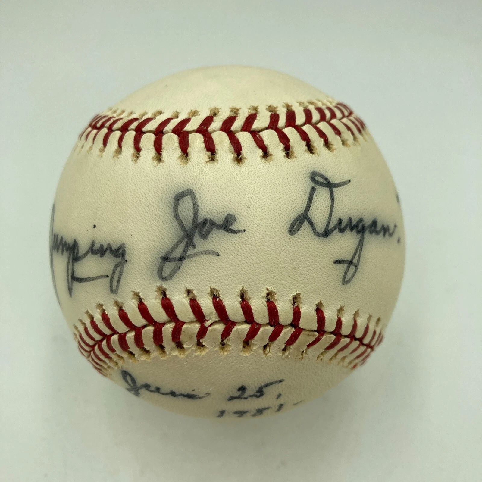 Joe Dugan "Jumping Joe" Signed Major League Baseball 1927 New York ...