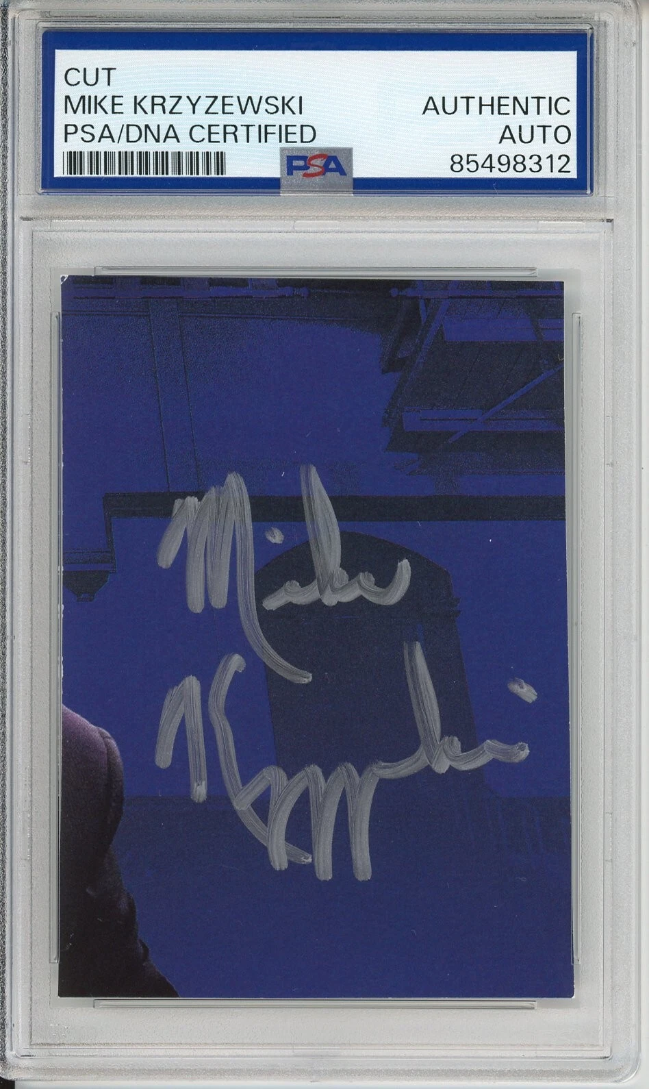 Mike Krzyzewski Duke Basketball HOF Coach Signature PSA DNA AUTHENTIC ...
