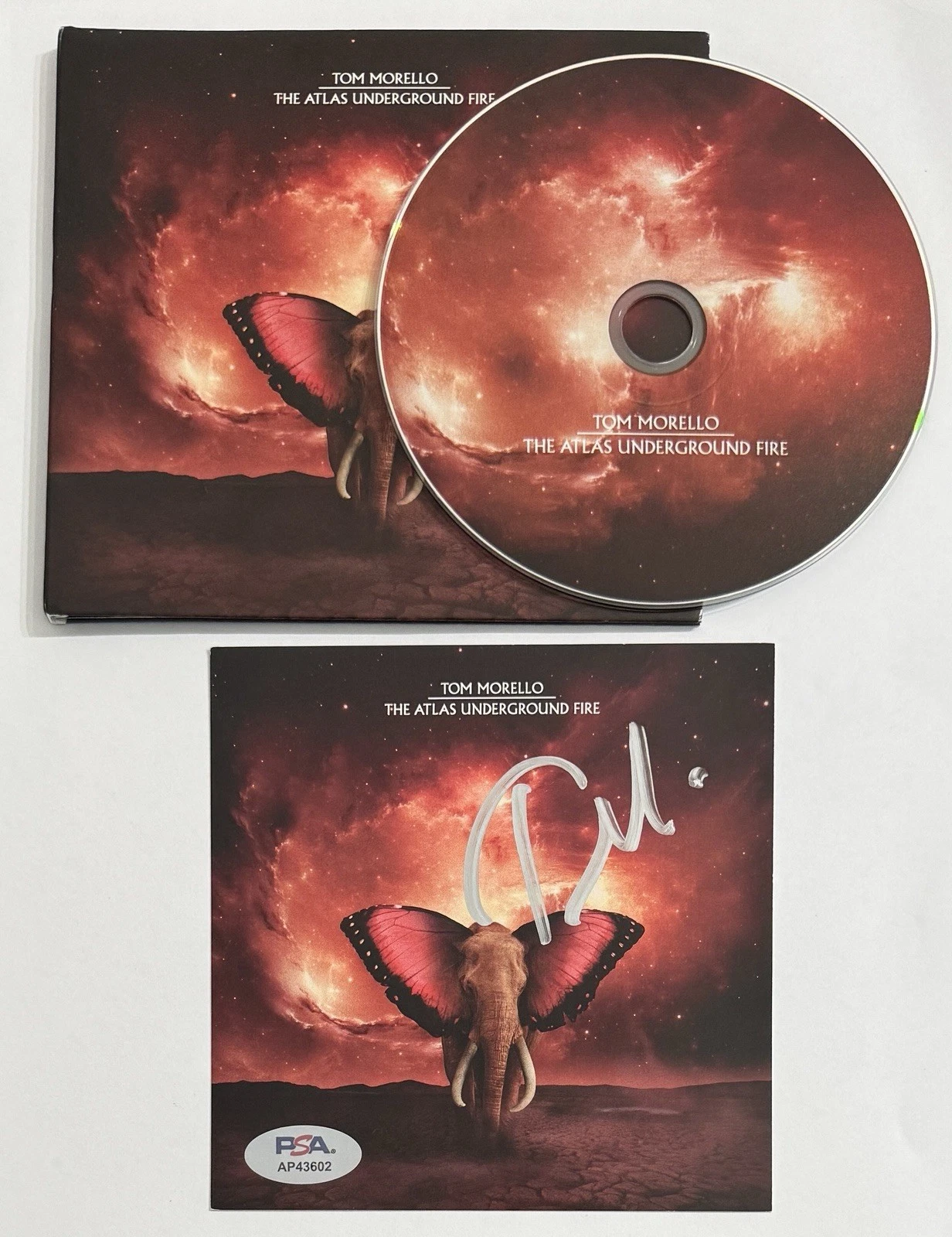 SIGNED Rage Against Machine Tom Morello Autograph CD Album Card & CD ...