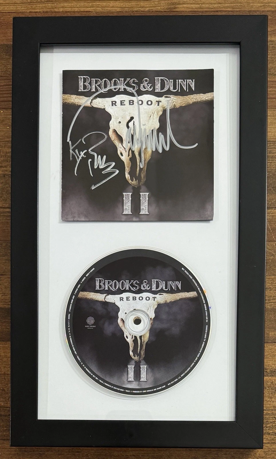 SIGNED FRAMED Brooks And Dunn Reboot II Album Cover Booklet & CD ...