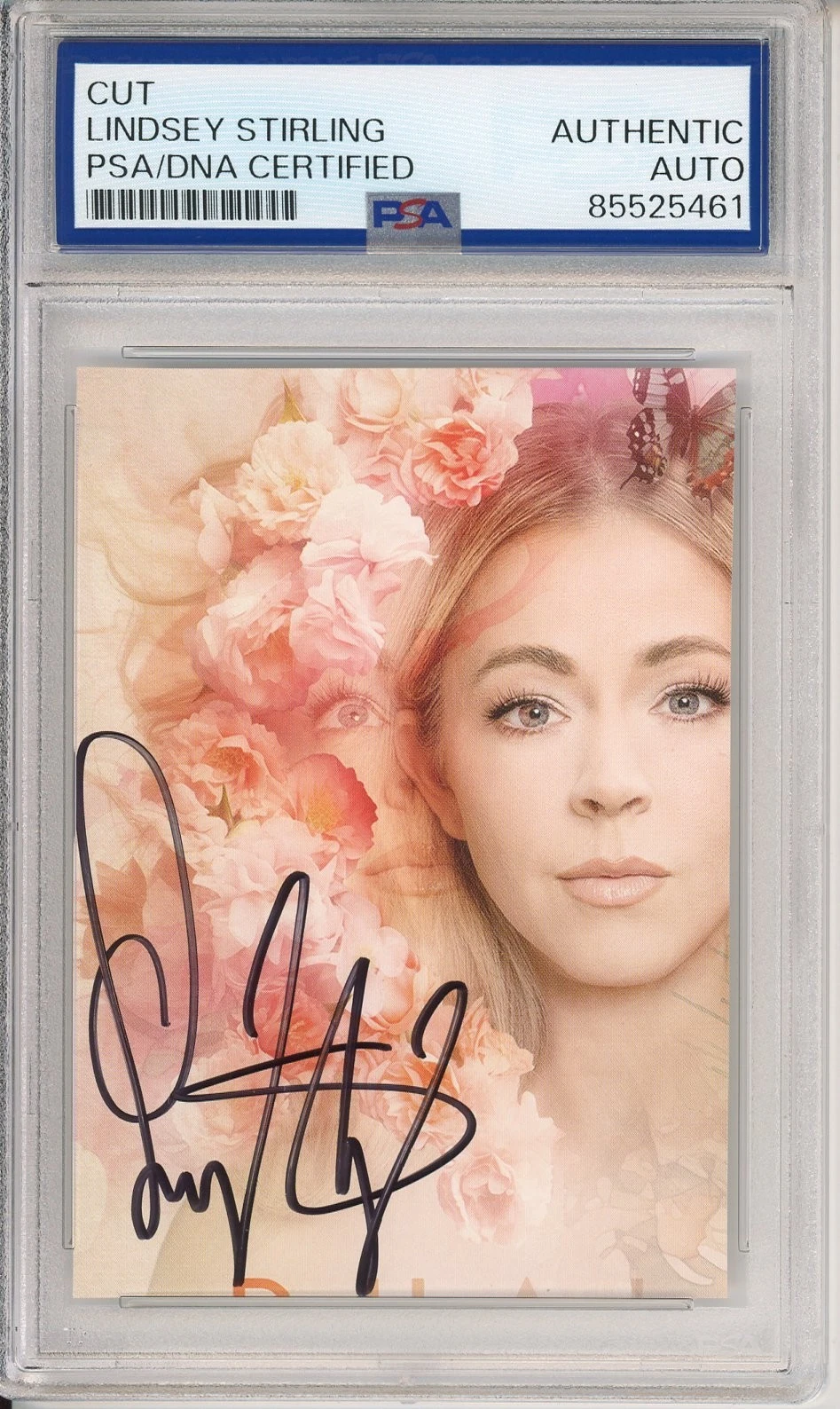 Lindsey Stirling SIGNED Duality Album Cover Art Card CD PSA DNA COA ...