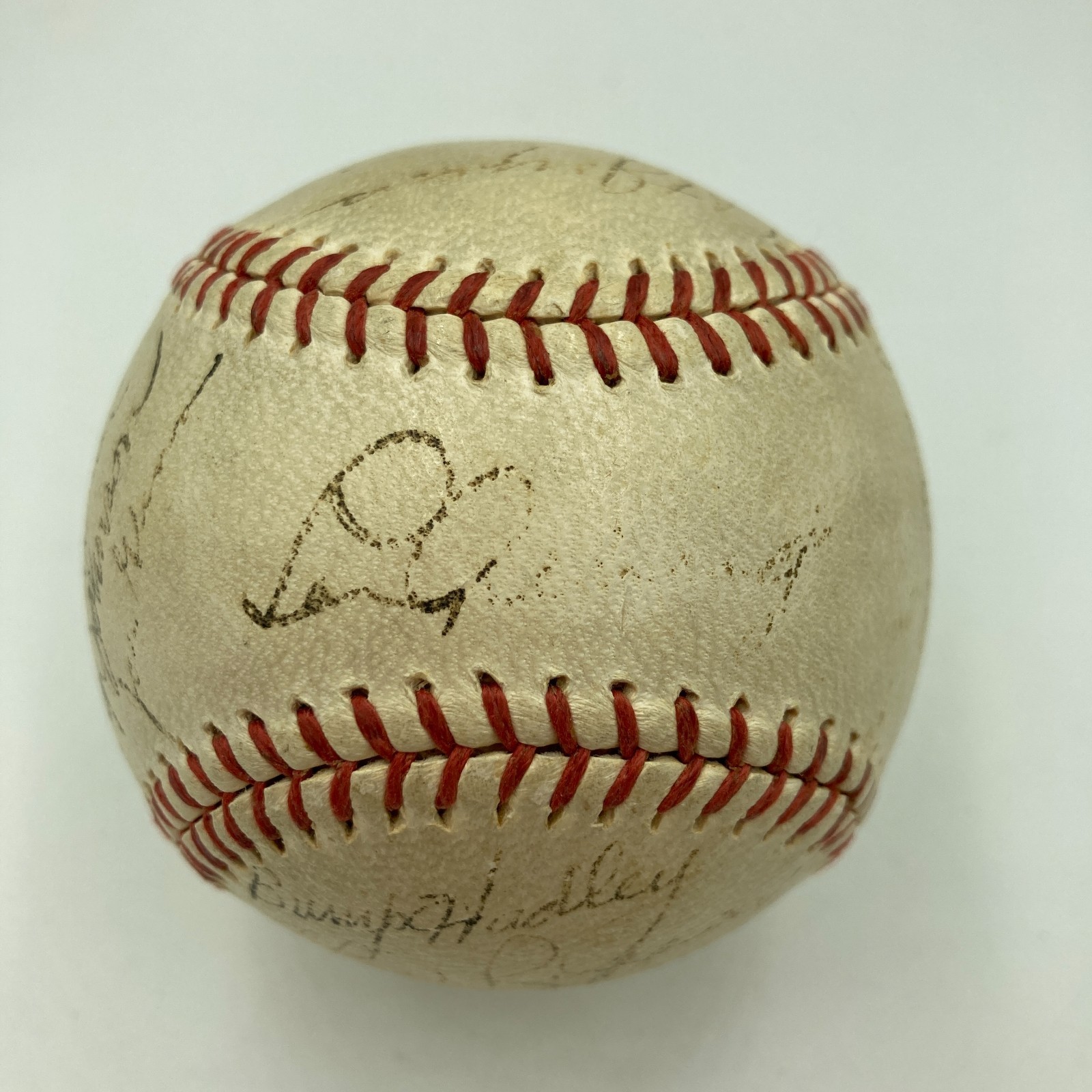 1936 New York Yankees World Series Champs Team Signed Baseball Lou ...