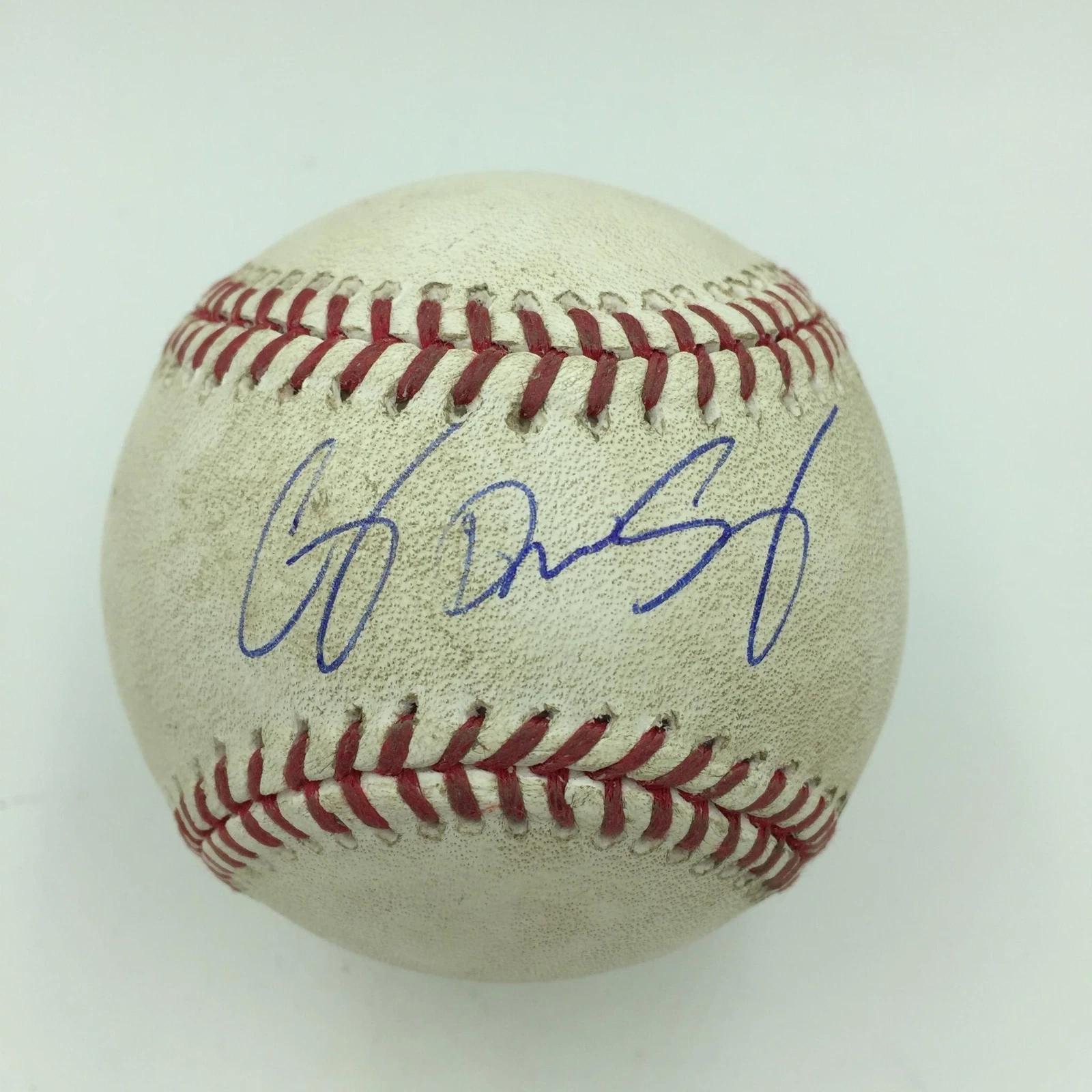 Corey Seager Full Name Signed Game Used Major League Baseball PSA DNA ...