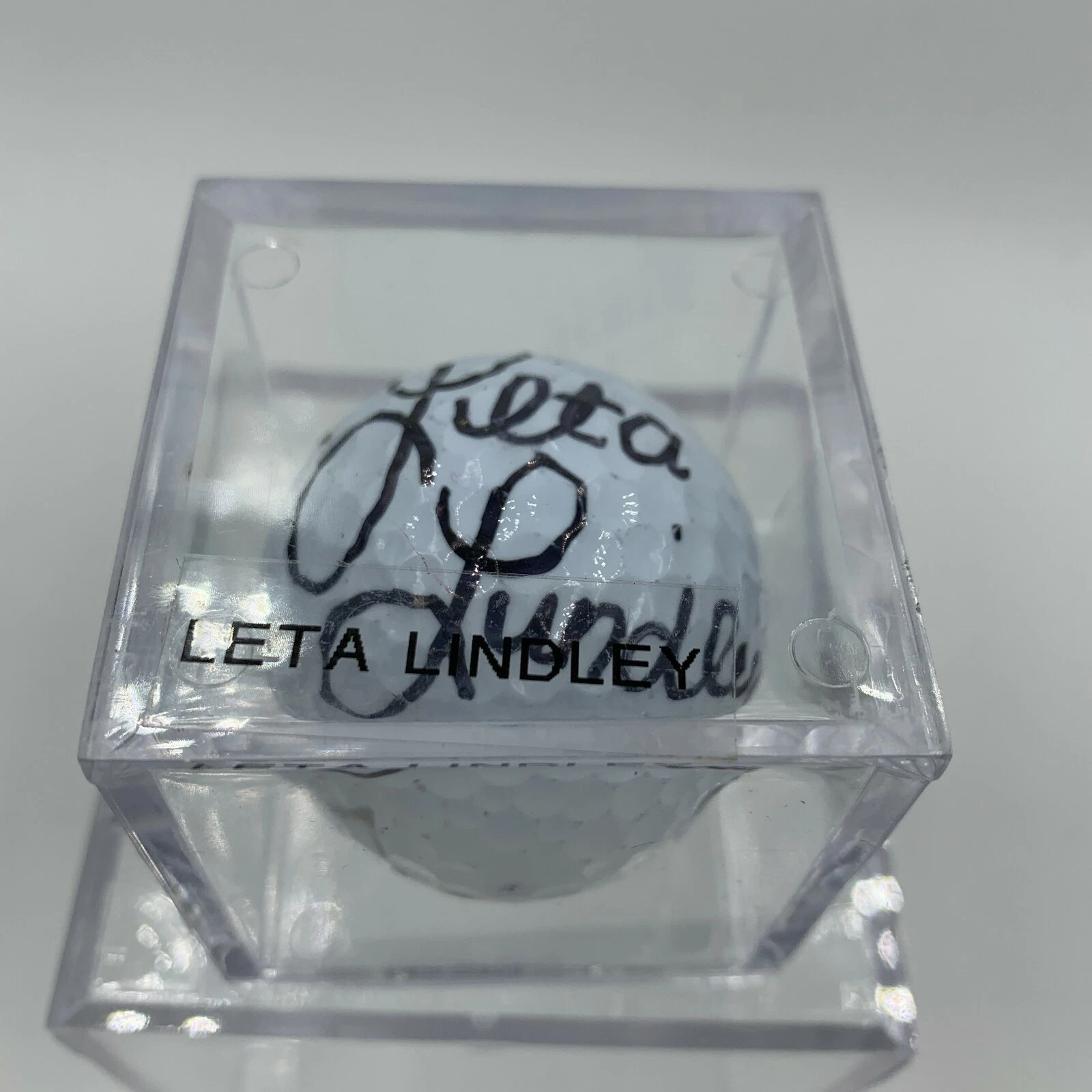 Leta Lindley Signed Autographed Golf Ball PGA With JSA Sticker ...