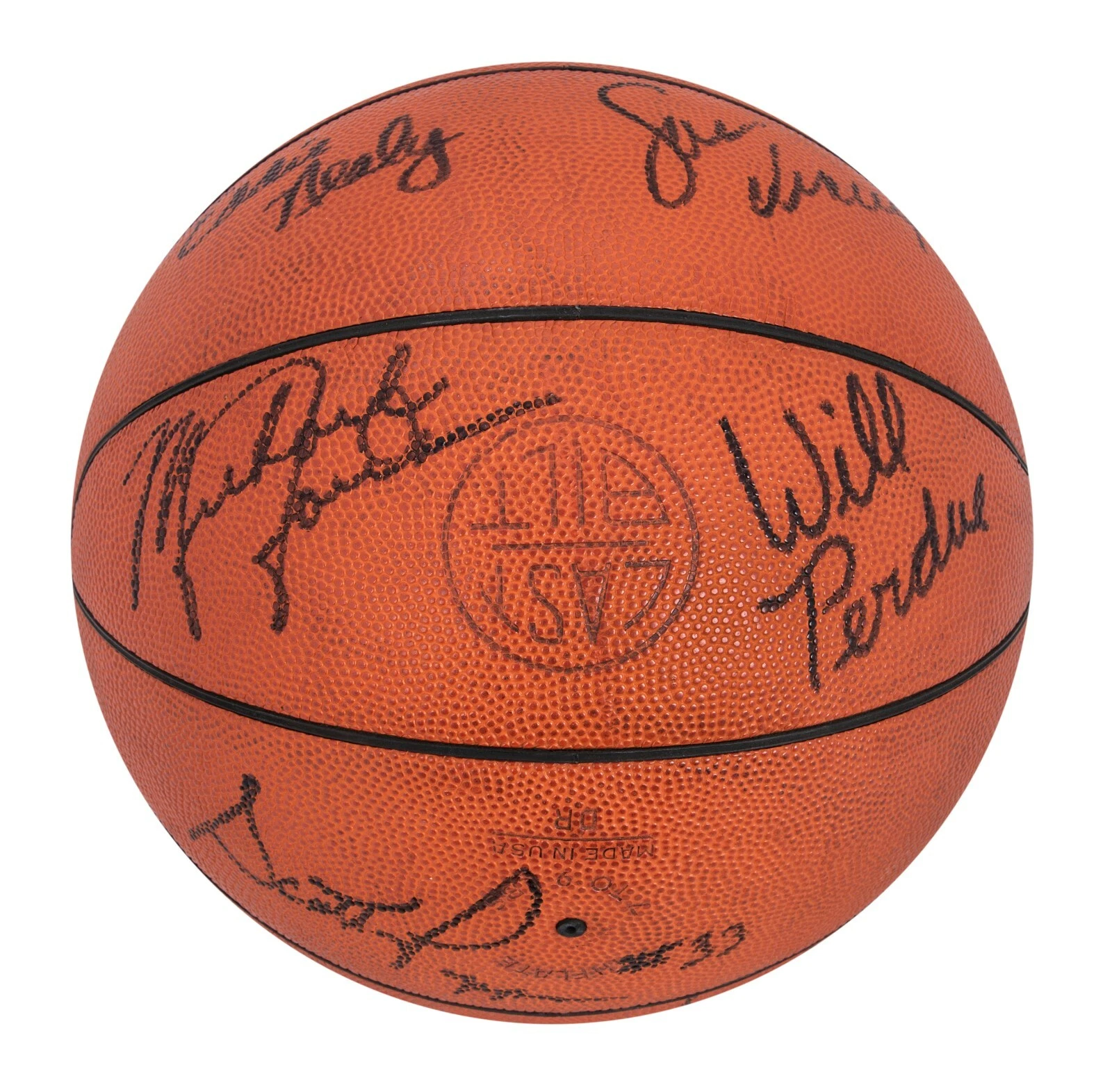 Michael Jordan 1988-89 Chicago Bulls Team Signed Auto Basketball ...
