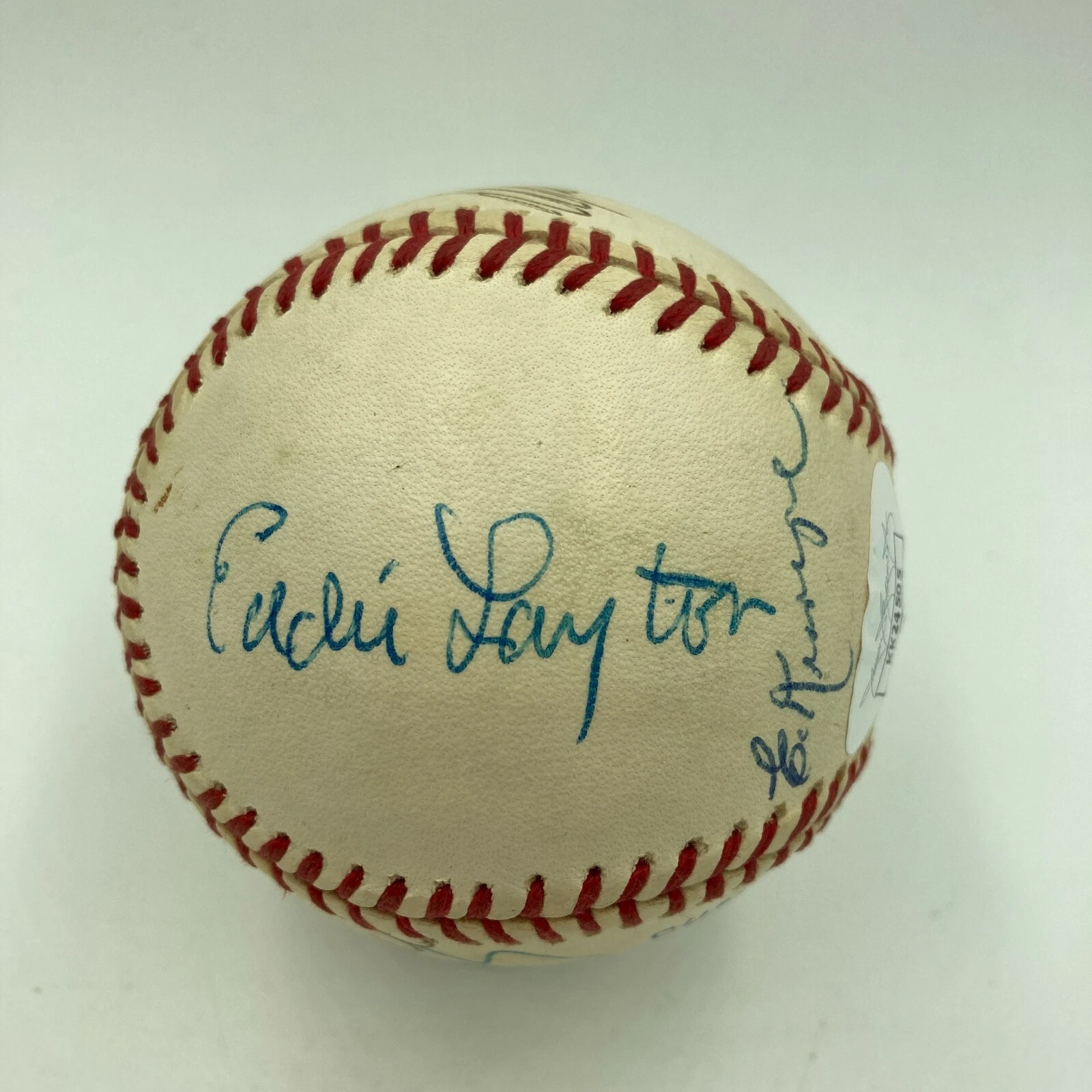 NY Yankees Legendary Announces John Sterling Mel Allen Signed Baseball ...