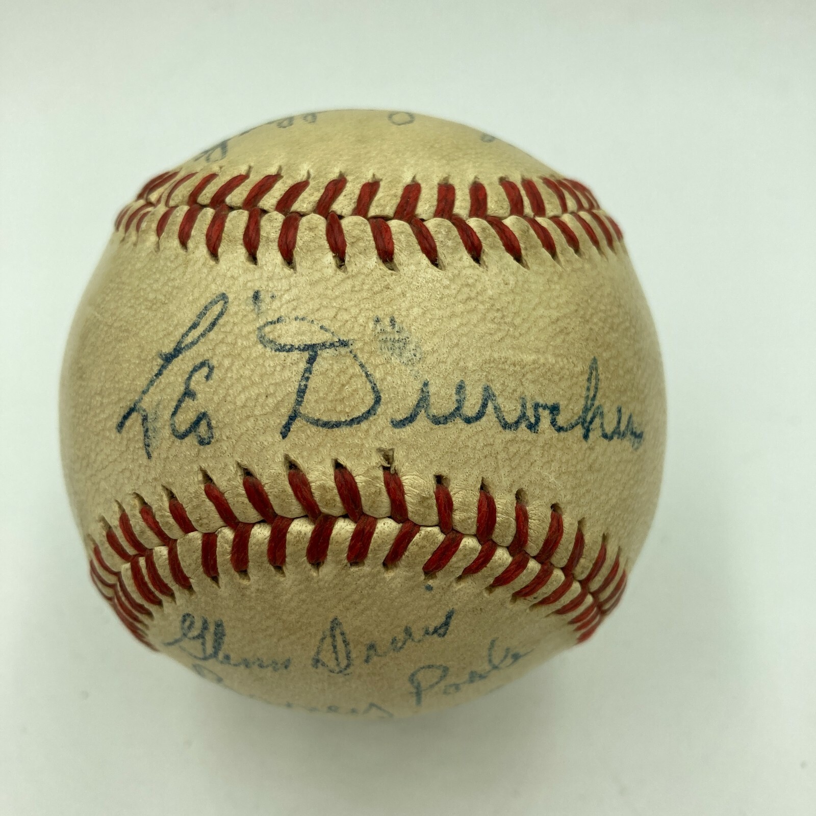 1945 Brooklyn Dodgers & USMC Football Stars Signed Baseball Doak Walker ...