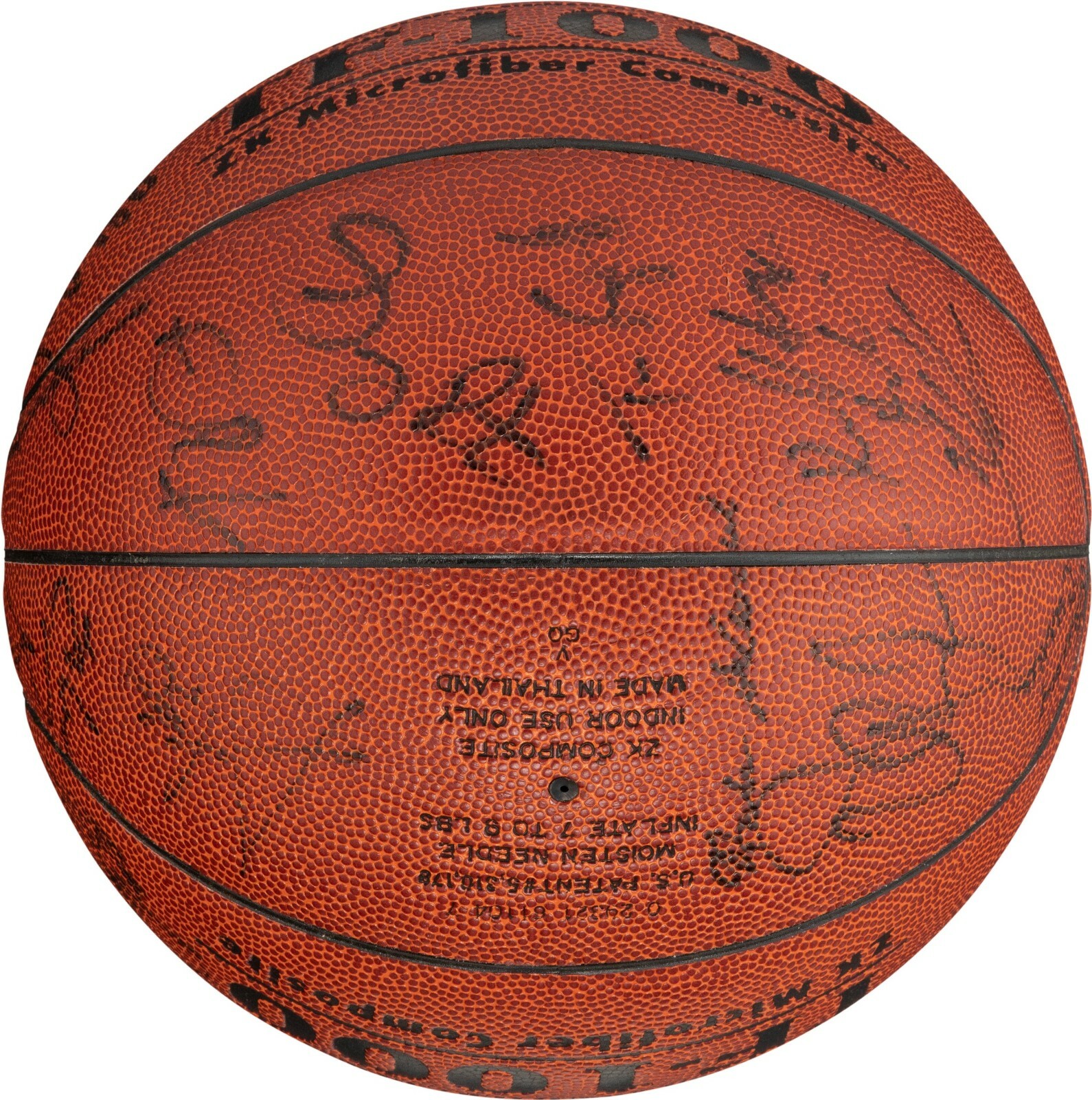 Tim Duncan Kevin Garnett 1999 Team USA Olympics Signed Basketball 19 ...