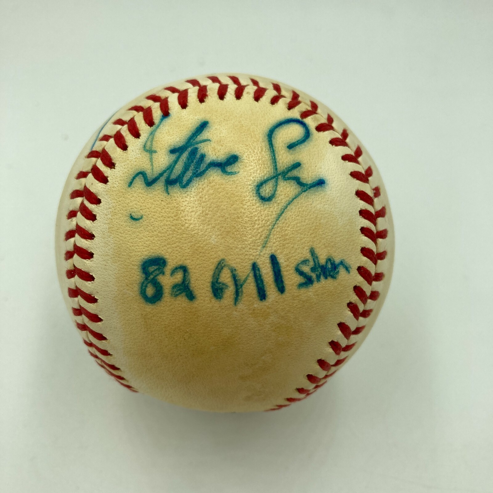 Kent Hrbek & Steve Sax Signed 1982 All Star Game Baseball JSA COA ...
