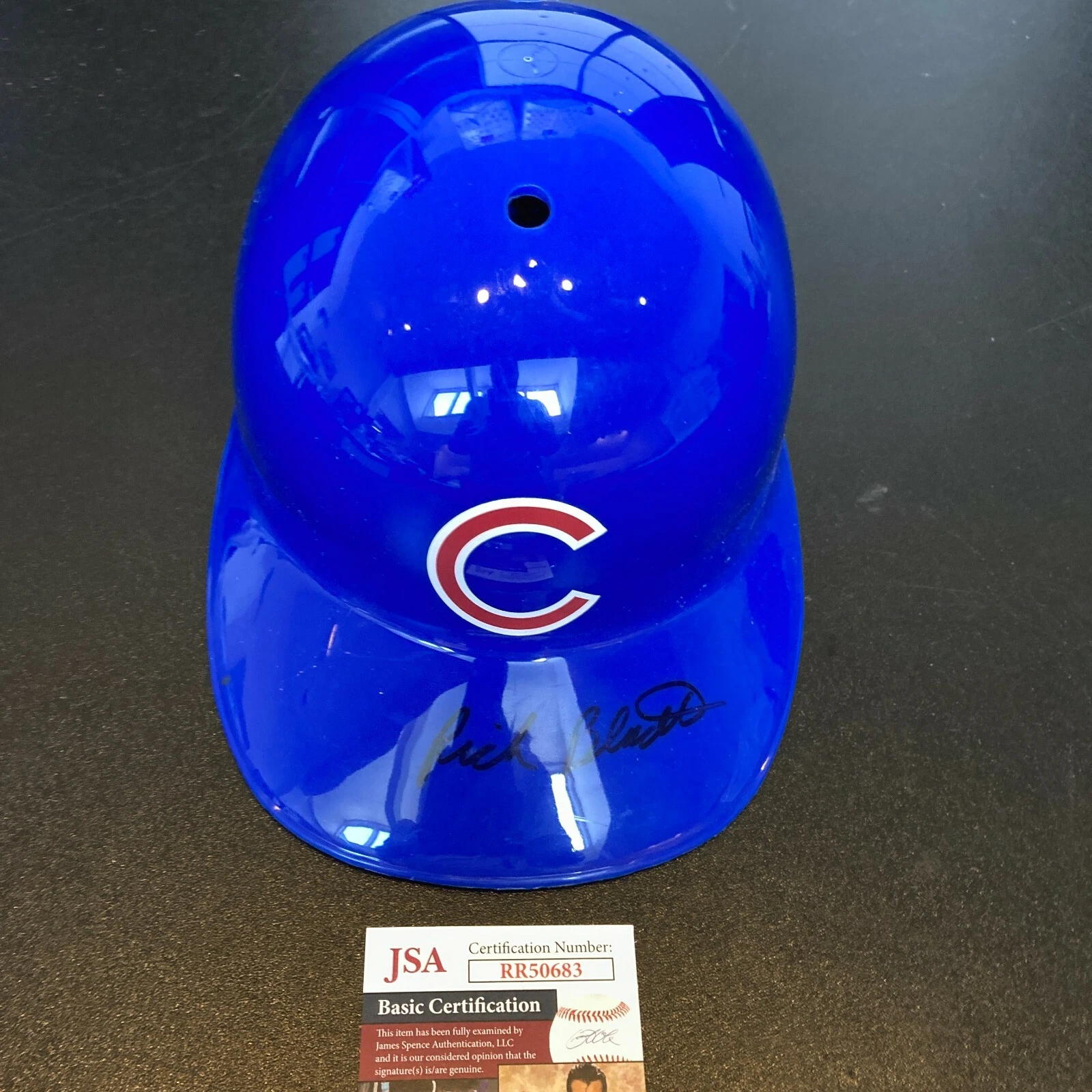 Rick Bladt Signed Full Size Chicago Cubs Baseball Helmet 1969 Cubs JSA ...