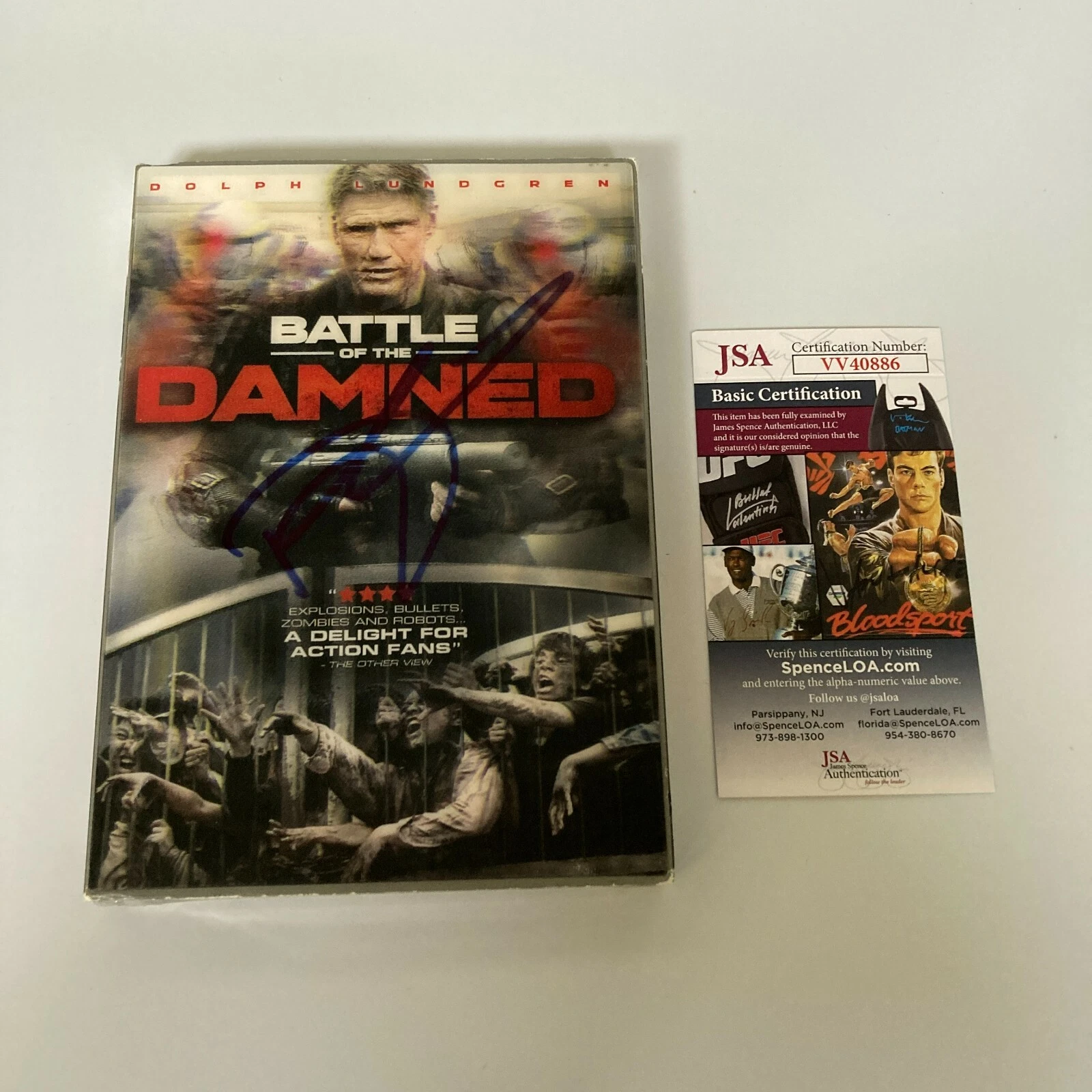 Dolph Lundgren Signed Battle Of The Damned DVD Movie JSA COA | Autographia