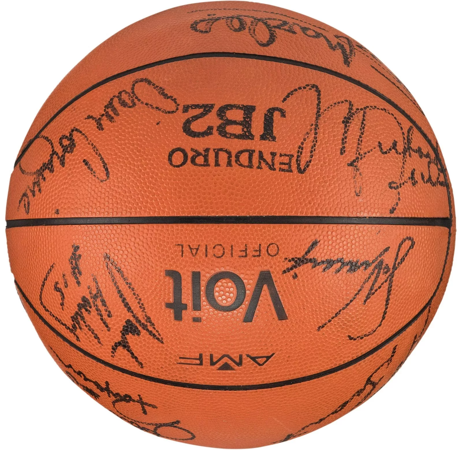 Michael Jordan 1988-89 Chicago Bulls Team Signed Basketball PSA DNA ...