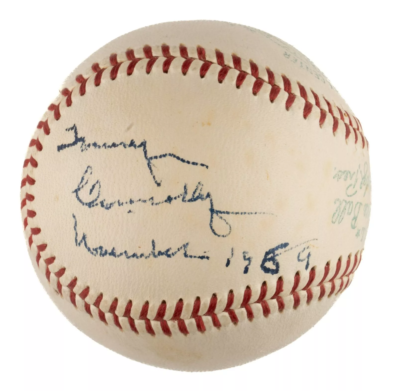 Tom Connolly Signed American League Baseball Hall Of Fame Dec. 1961 JSA ...