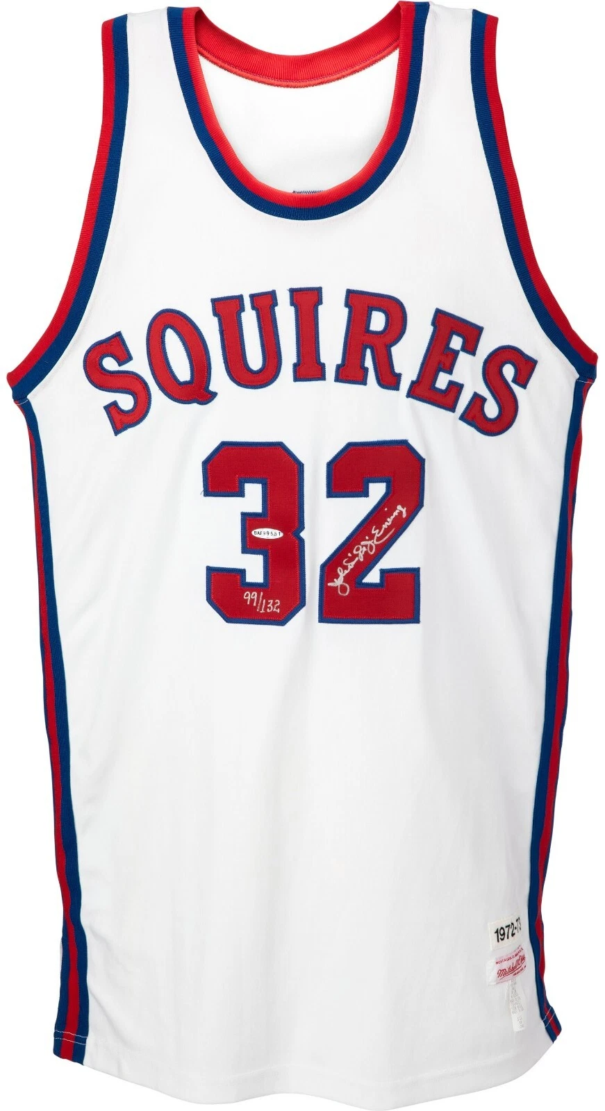 Rare Julius Erving Dr. J Signed Authentic 1972-73 Virginia Squires ...