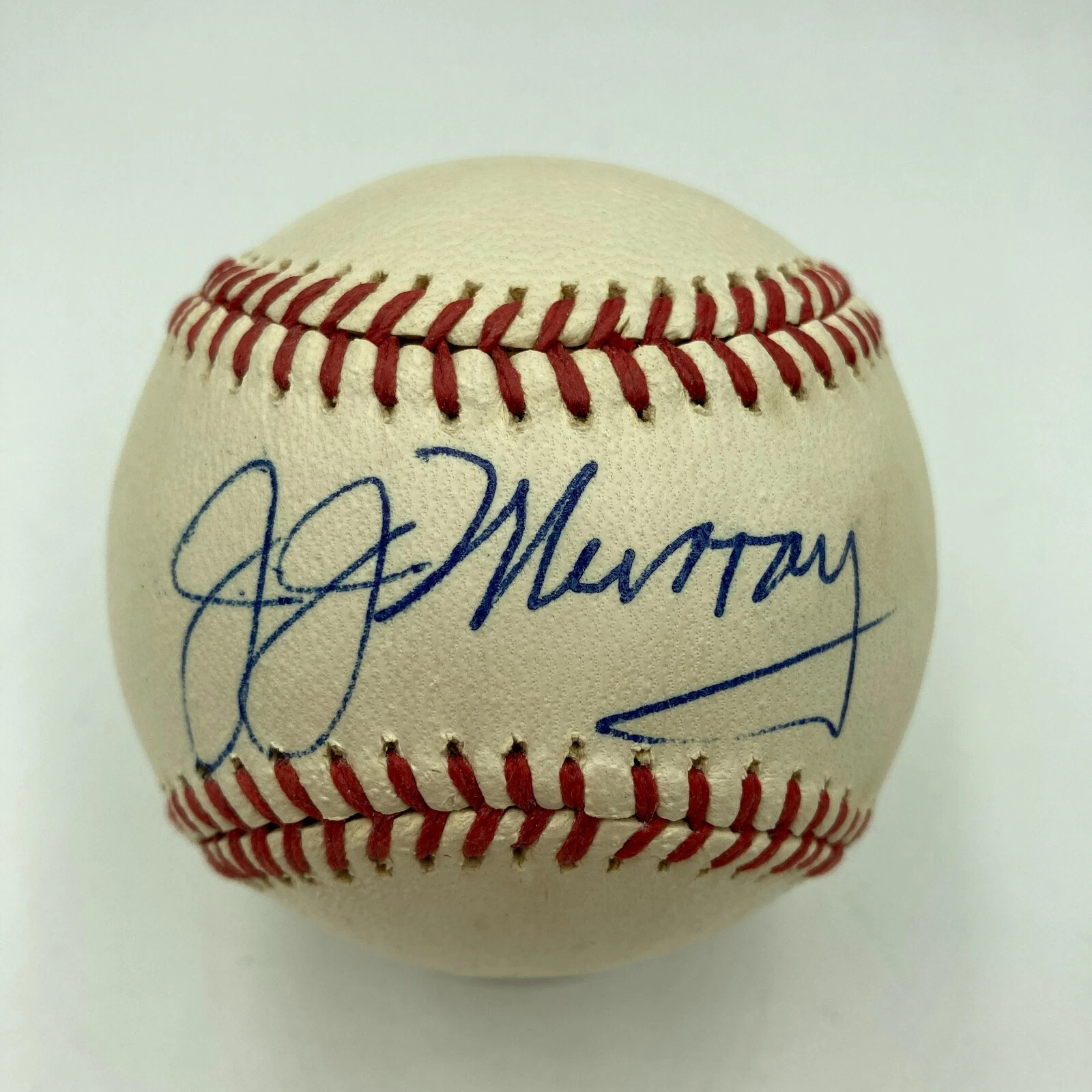 The Finest Red Murray Dec. 1958 Single Signed Baseball New York Giants ...