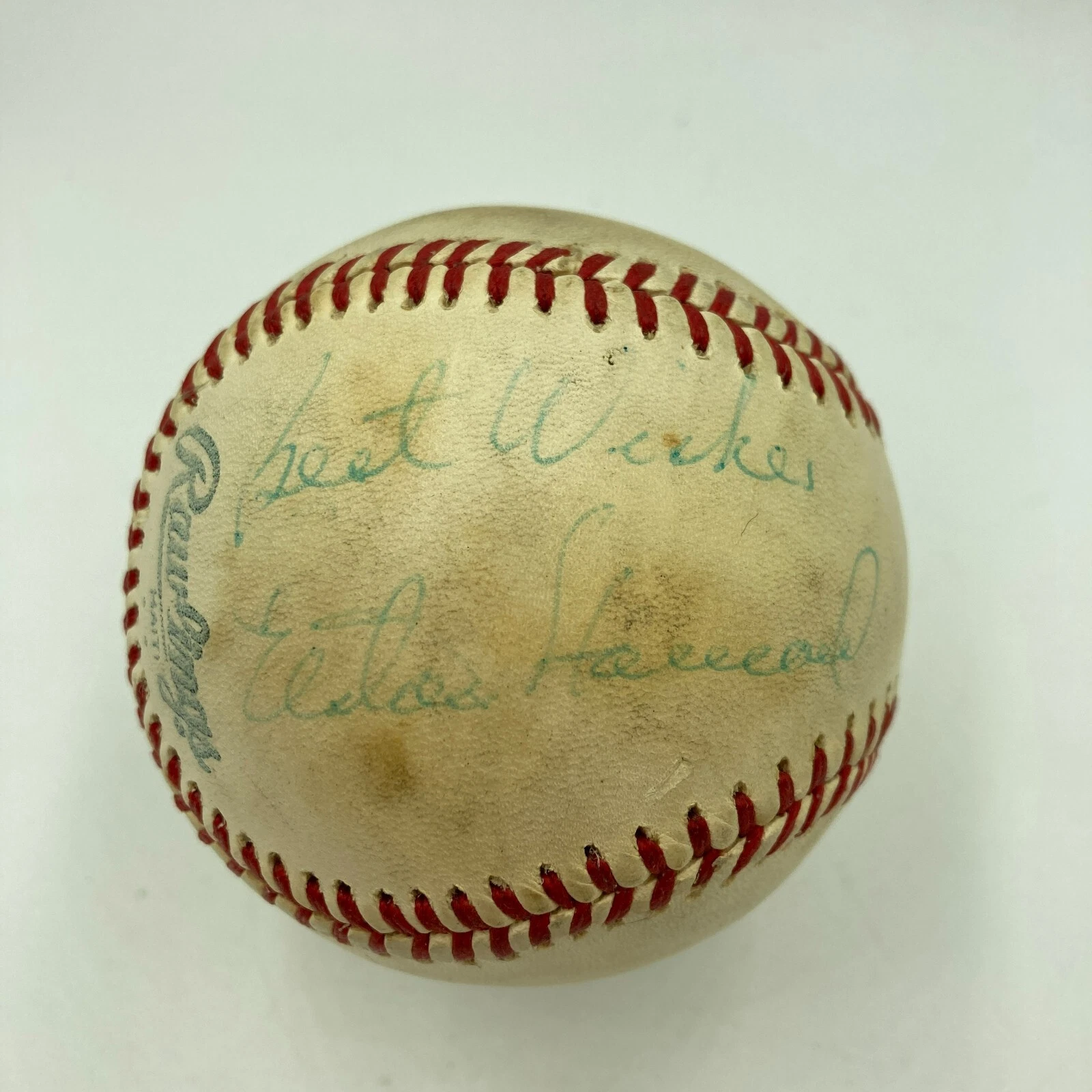 Elston Howard Single Signed Official American League Baseball JSA COA ...