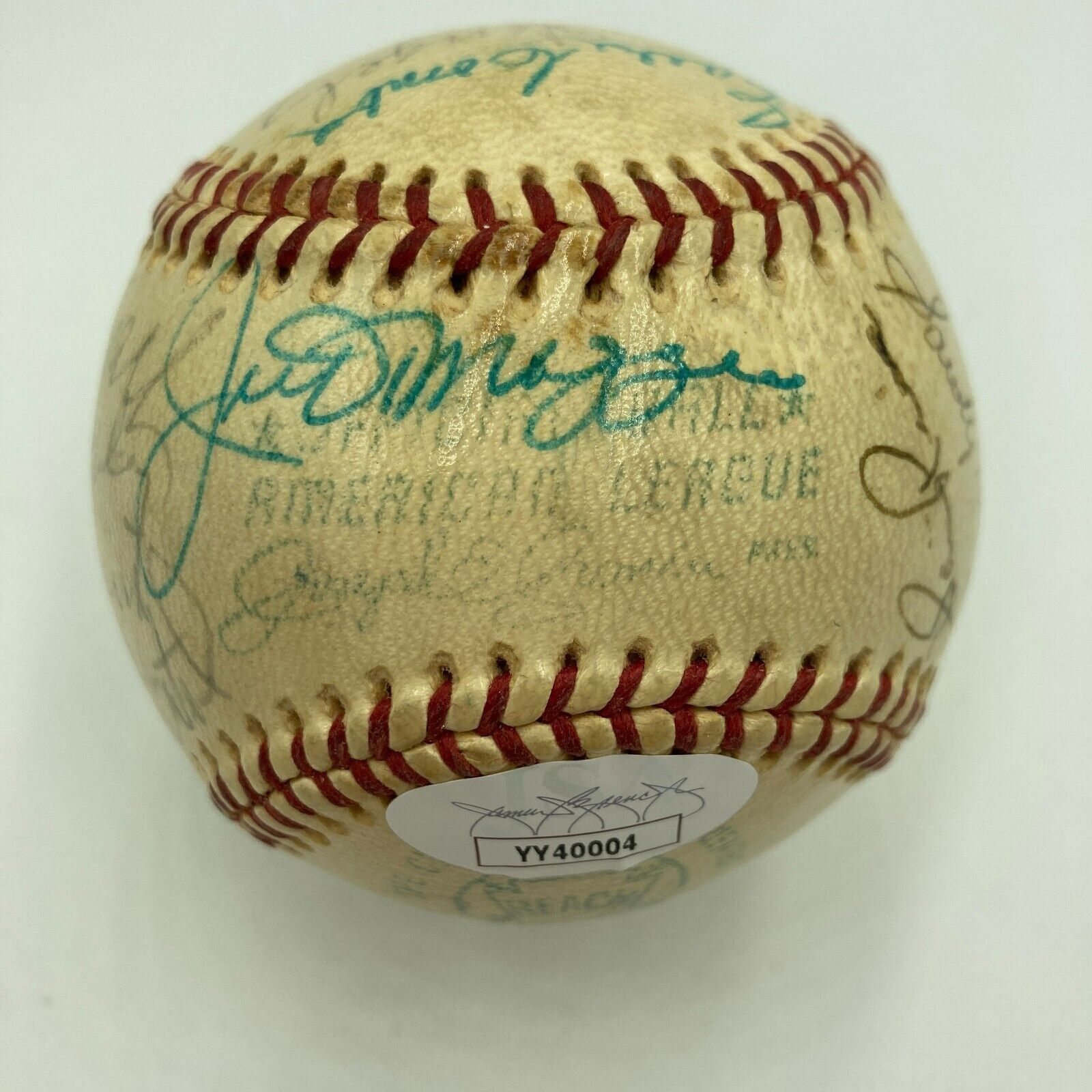 Joe Dimaggio Sandy Koufax 1972 Hall Of Fame Induction Multi Signed ...