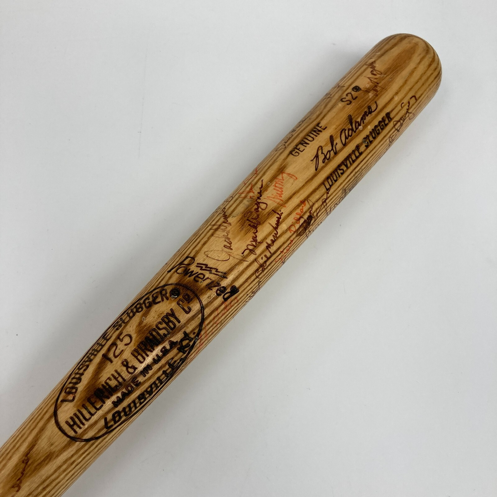 1979 Detroit Tigers Team Signed Game Used Louisville Slugger Baseball ...