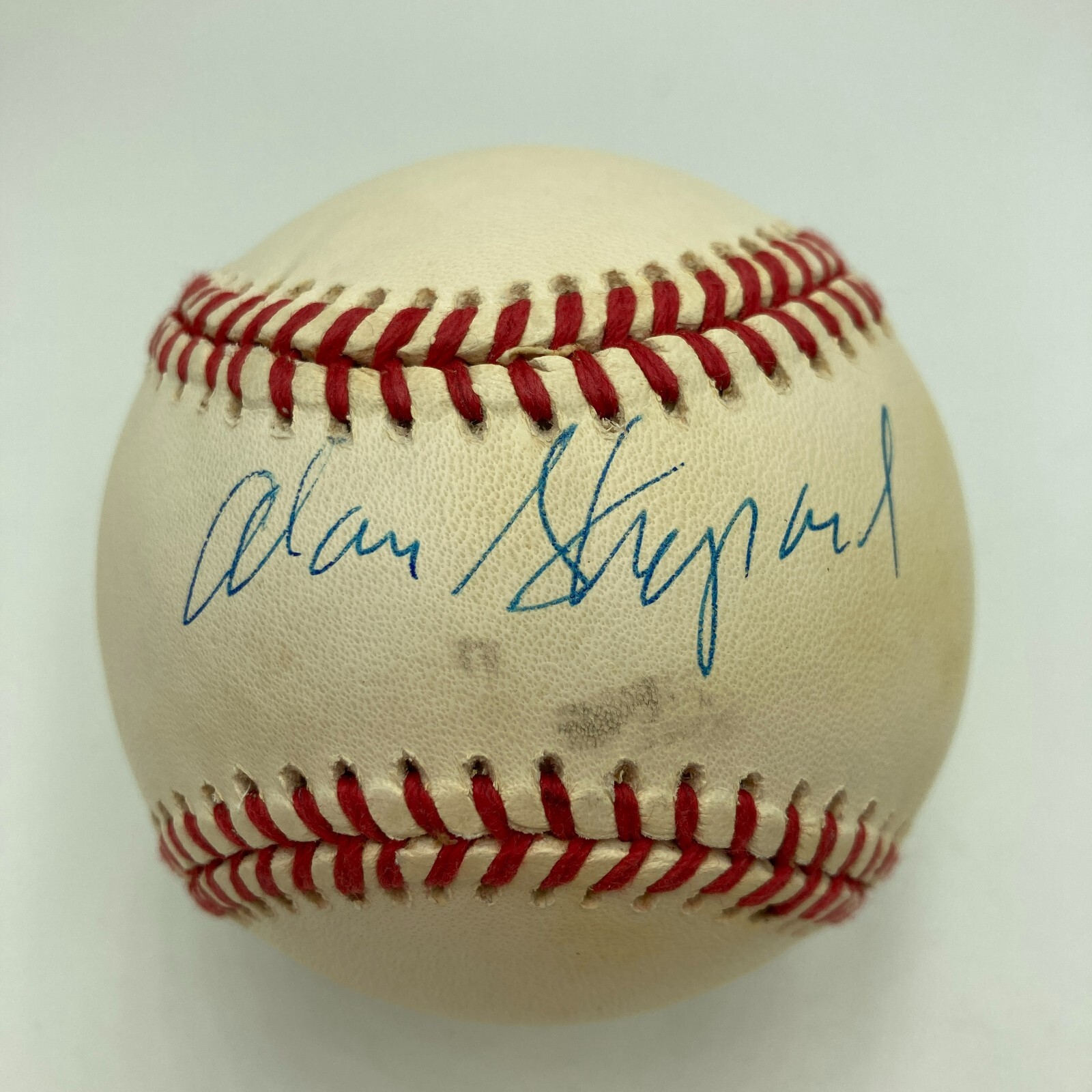 Alan Shepard Single Signed Baseball With JSA COA Apollo Astronaut ...