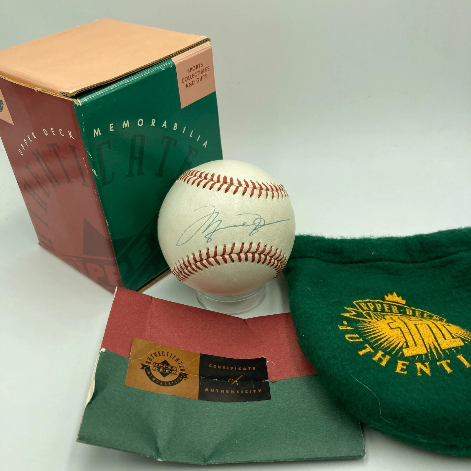 Michael Jordan Signed Autographed Baseball UDA Upper Deck COA & Box ...