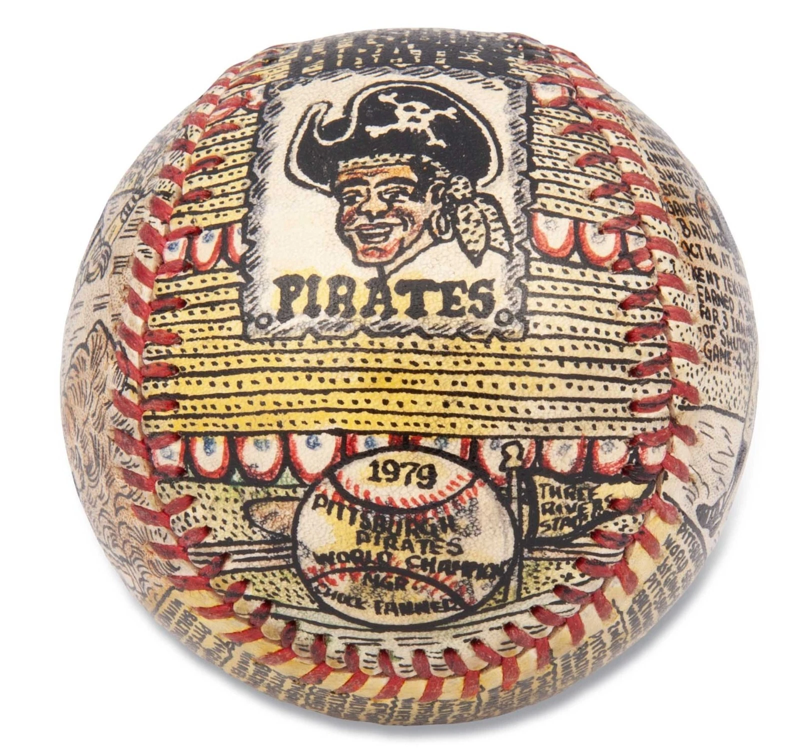 Stunning 1979 Pittsburgh Pirates World Series Champs George Sosnak Art ...