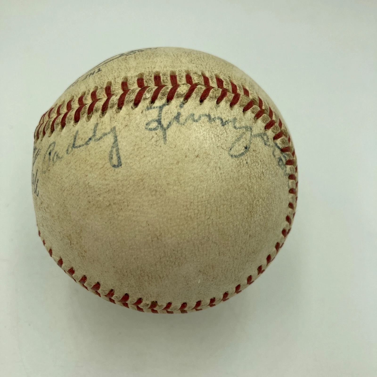 Paddy Livingston Single Signed Baseball 1910 & 1911 World Series Champ ...