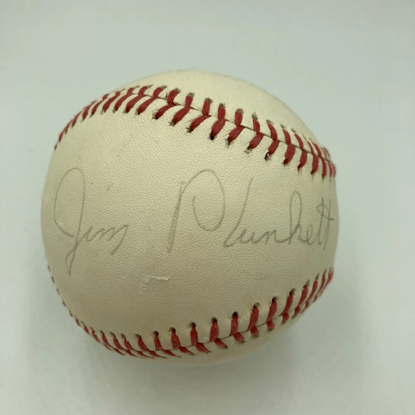 Jim Plunkett Signed Vintage National League Baseball Heisman Trophy ...