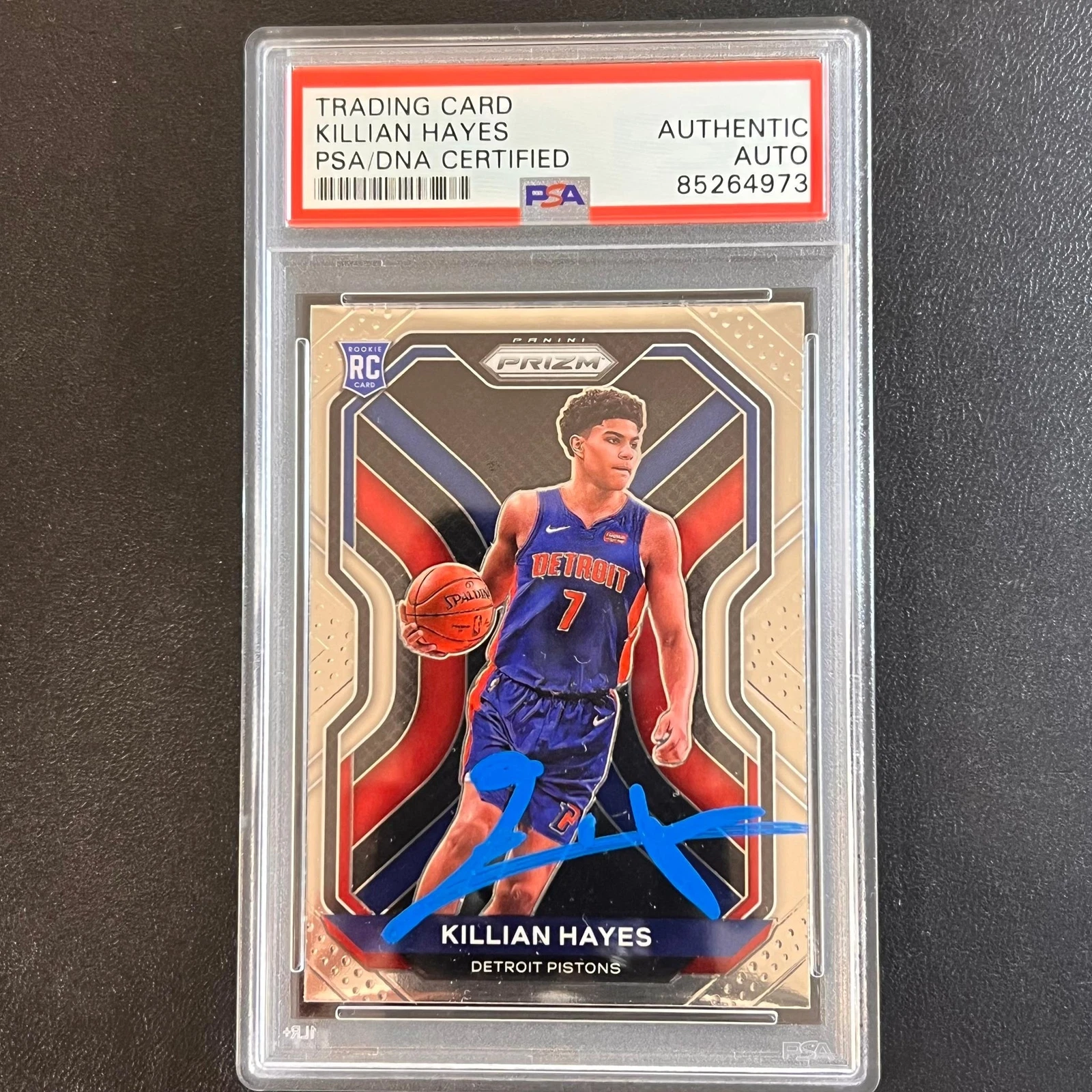 2020-21 Panini Mosaic #270 Killian Hayes Signed Card AUTO PSA Slabbed ...