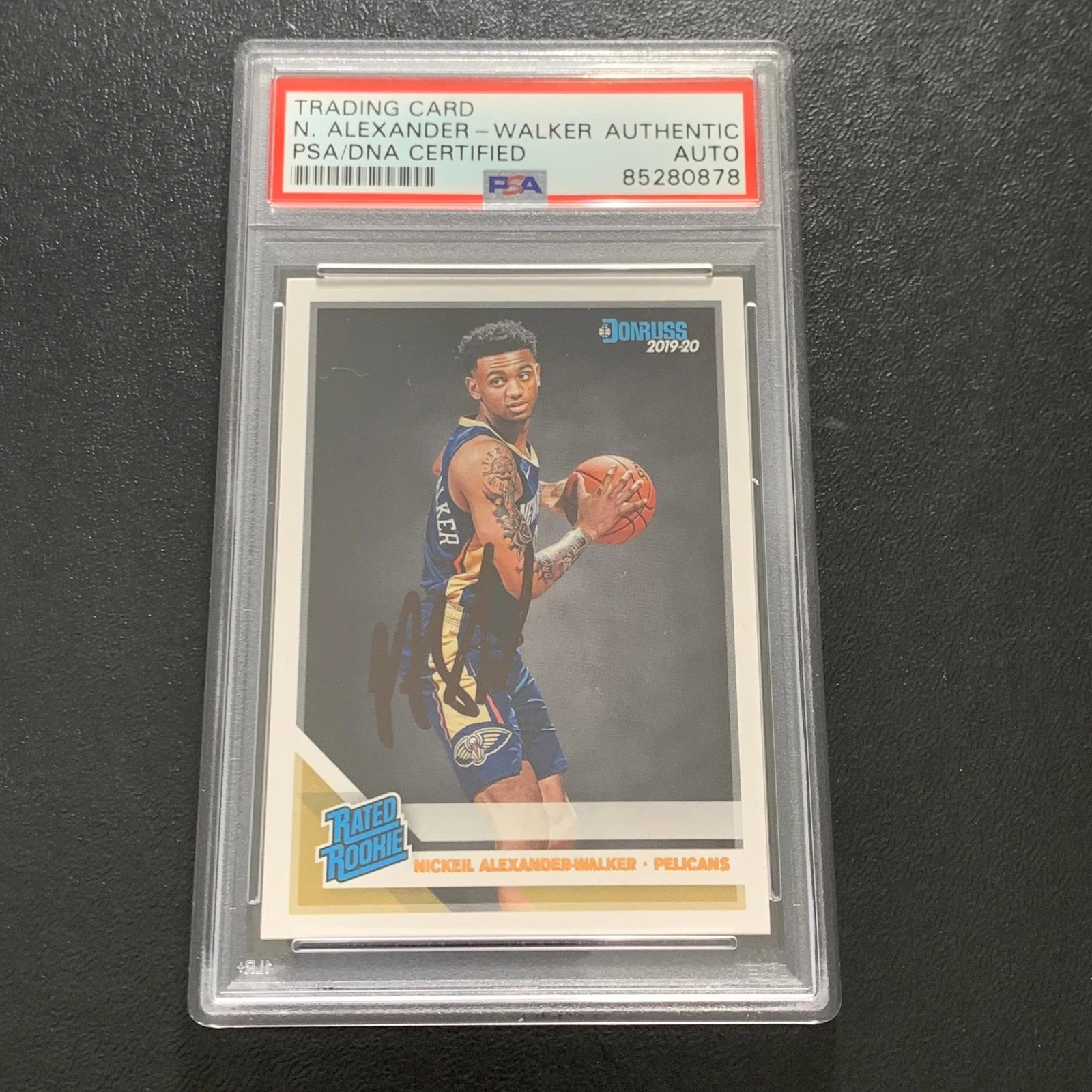 2019-20 Panini Donruss #216 Nickeil Alexander Walker Signed Card AUTO ...