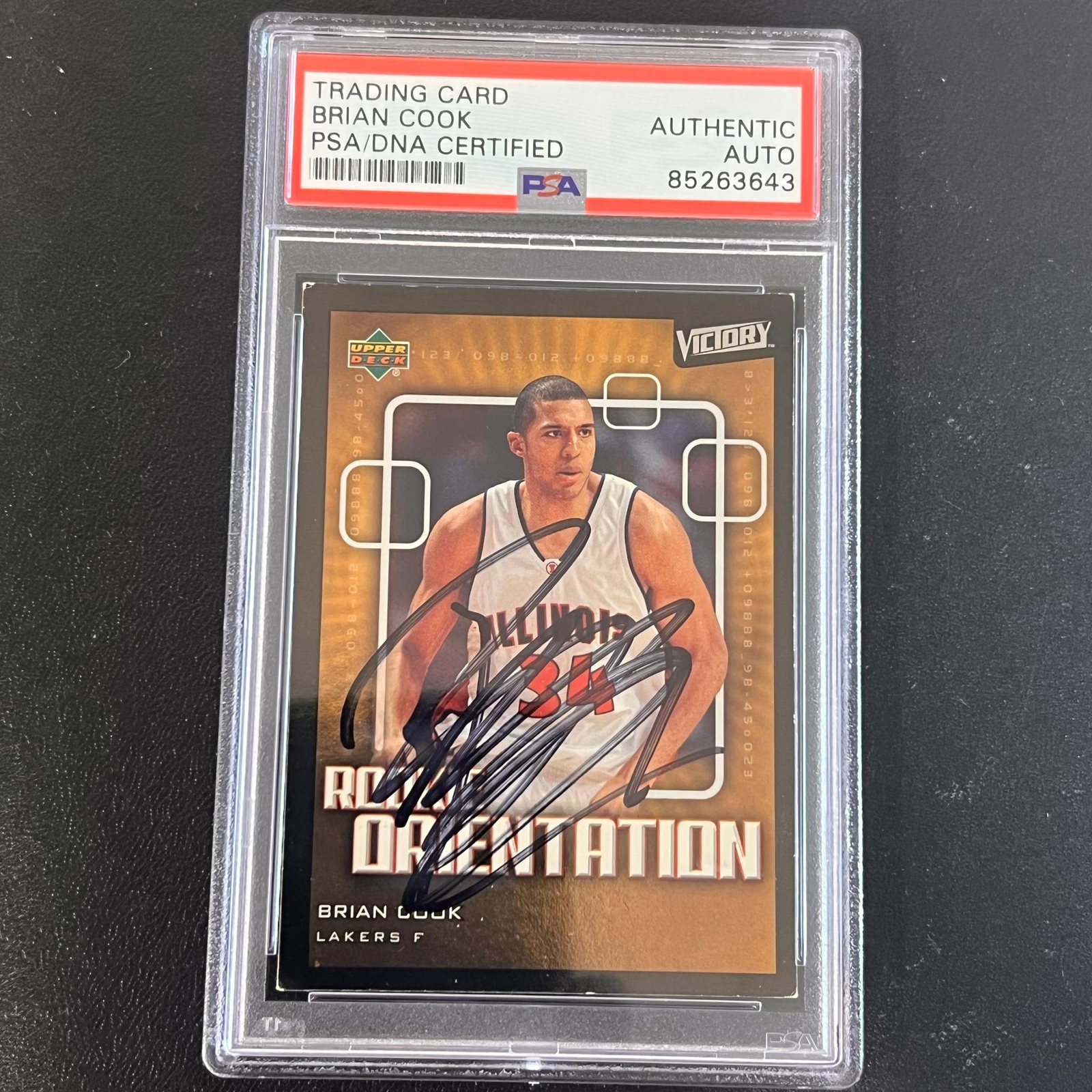 2003-04 Upper Deck Rookie Orientation #124 Brian Cook Signed Card AUTO ...