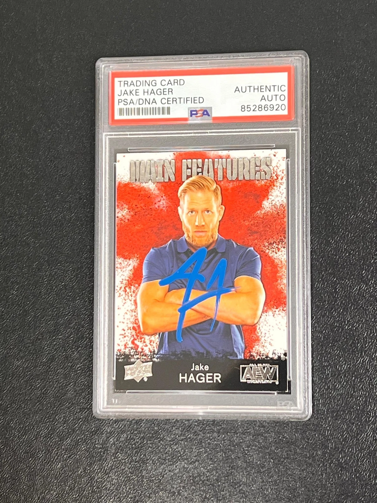 2021 Upper Deck AEW First Edition #MF-39 Jake Hager Signed Card AUTO ...