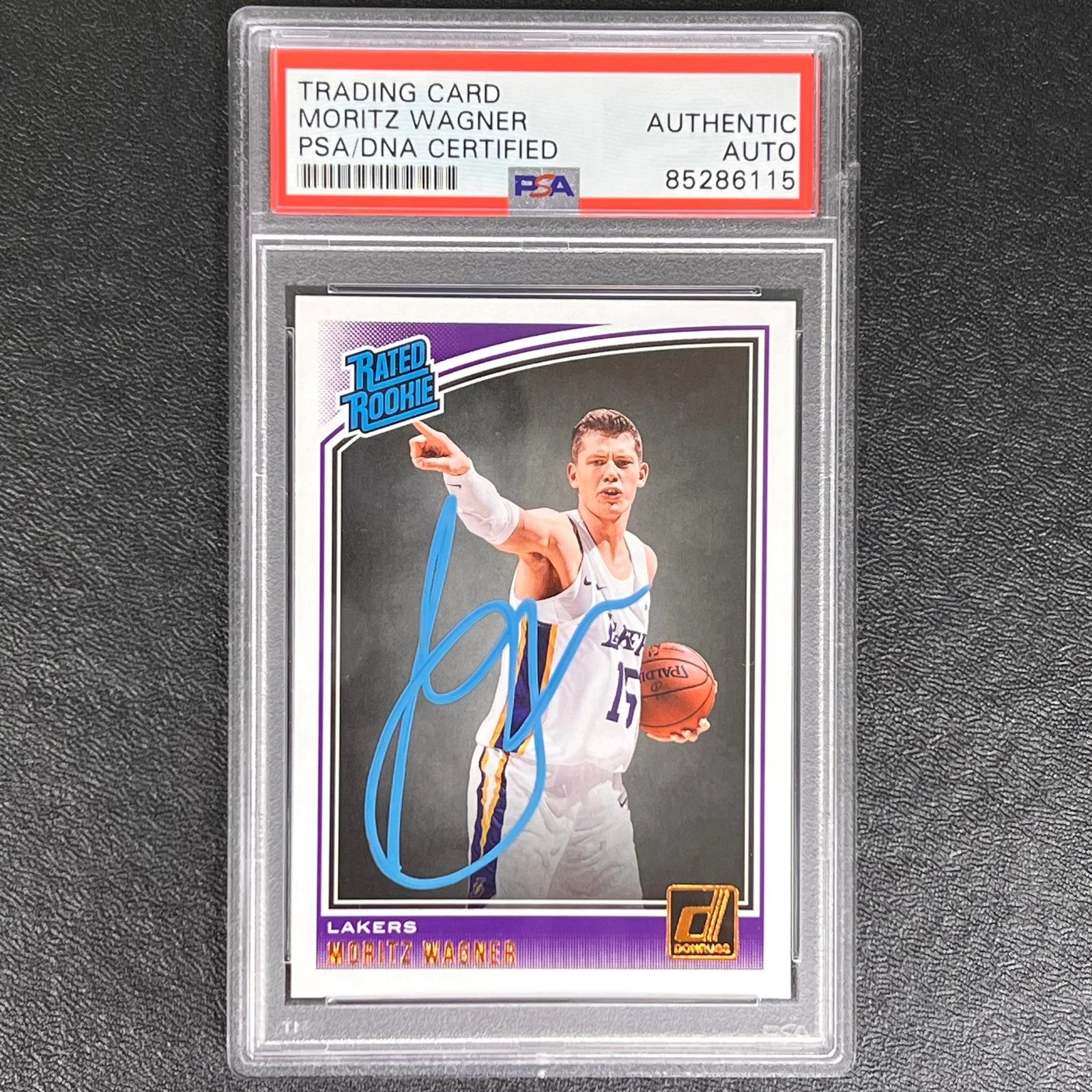2018-19 Panini Donruss #197 Moritz Wagner Signed Card AUTO PSA/DNA ...