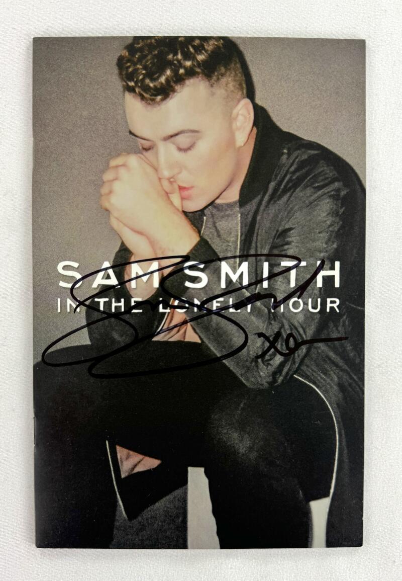Sam Smith Signed Autograph In the Lonely Hour Booklet - Too Good at ...