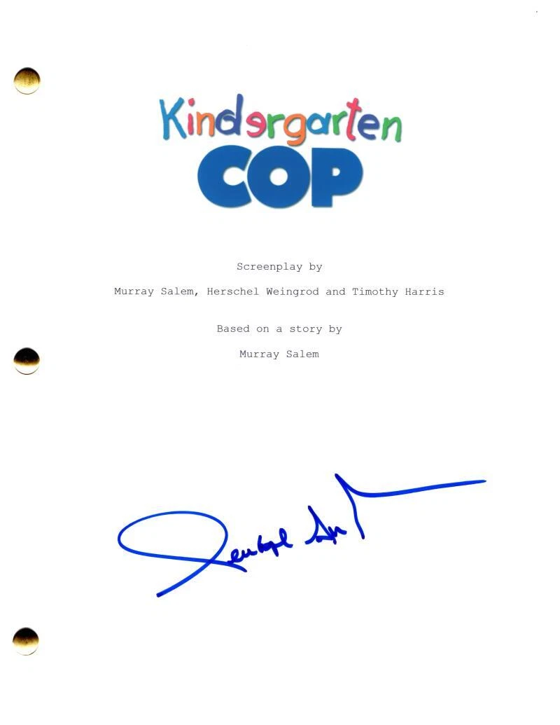Penelope Ann Miller Signed Autograph Kindergarten Cop Movie Script ...