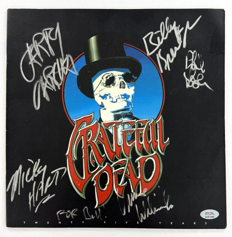 Jerry Garcia & Grateful Dead Band Signed Autograph Concert Program Book ...